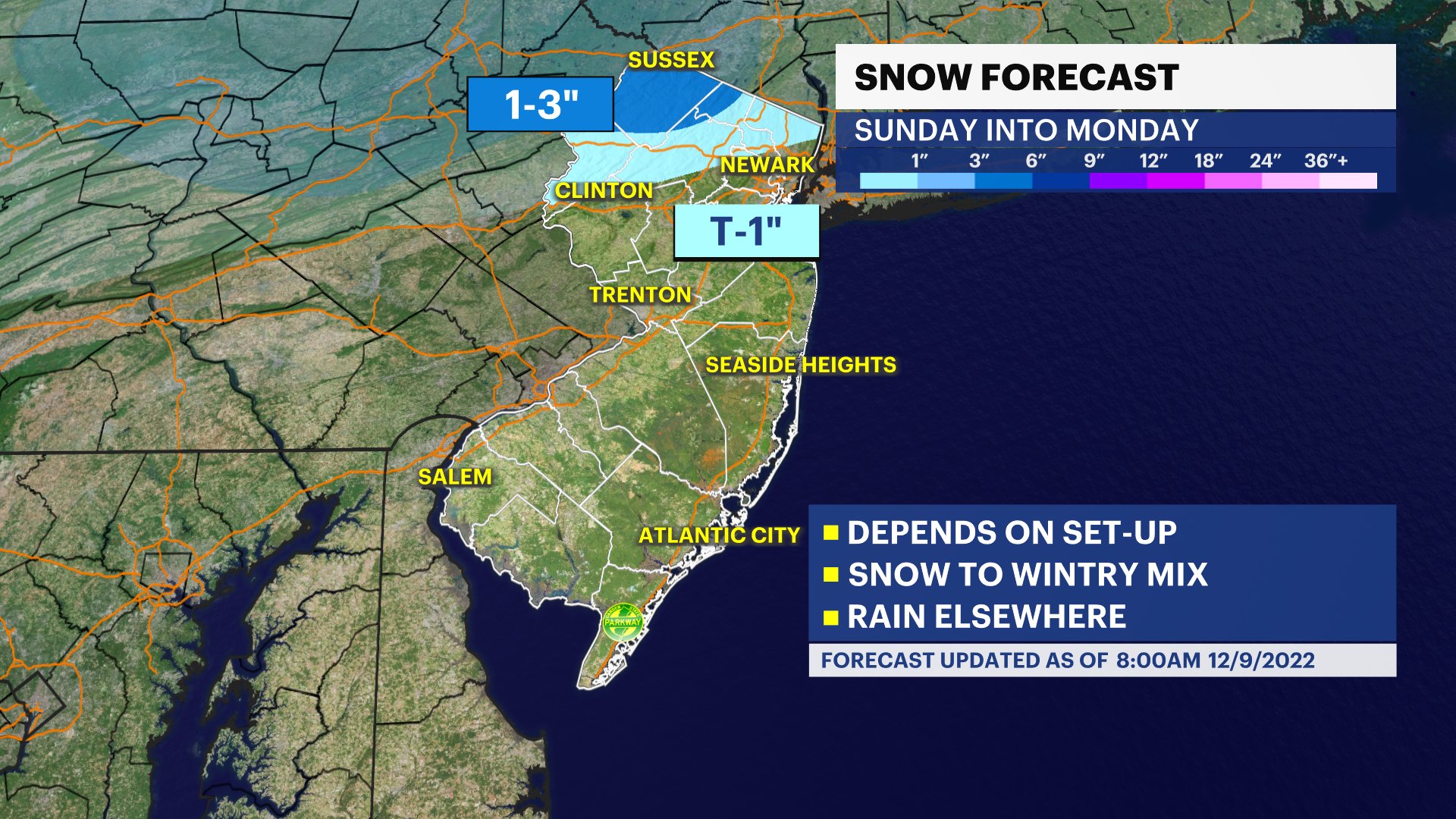 News 12 | New Jersey | WEATHER TO WATCH: Chance for wintry mix Sunday ...