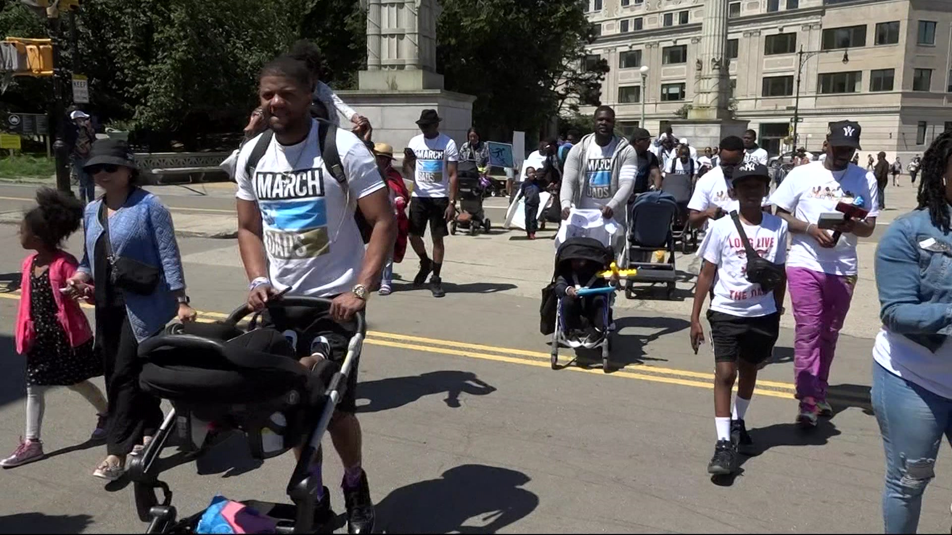 'Changing the narrative' - Black fathers march with families in ...