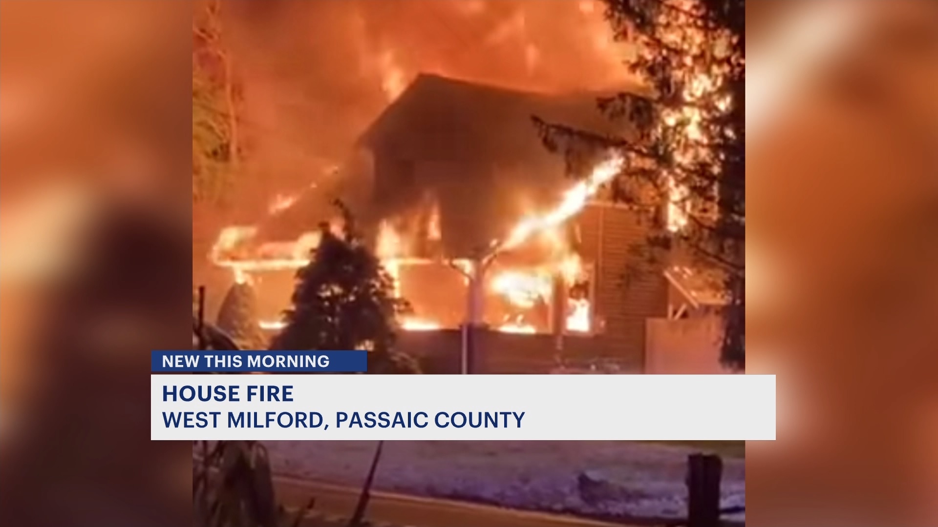 Authorities: House fire displaces family of 3 in West Milford