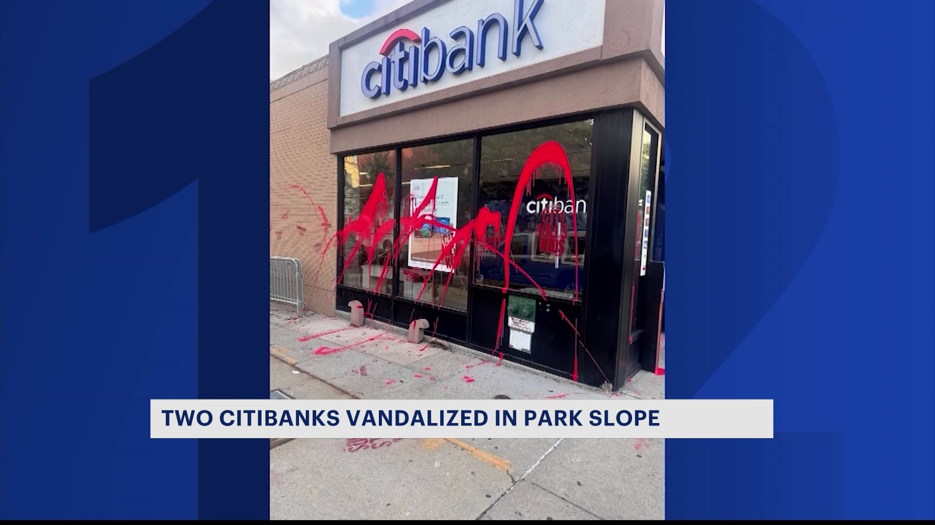 News 12 | New York | NYPD: 2 Citibank locations vandalized in Park Slope