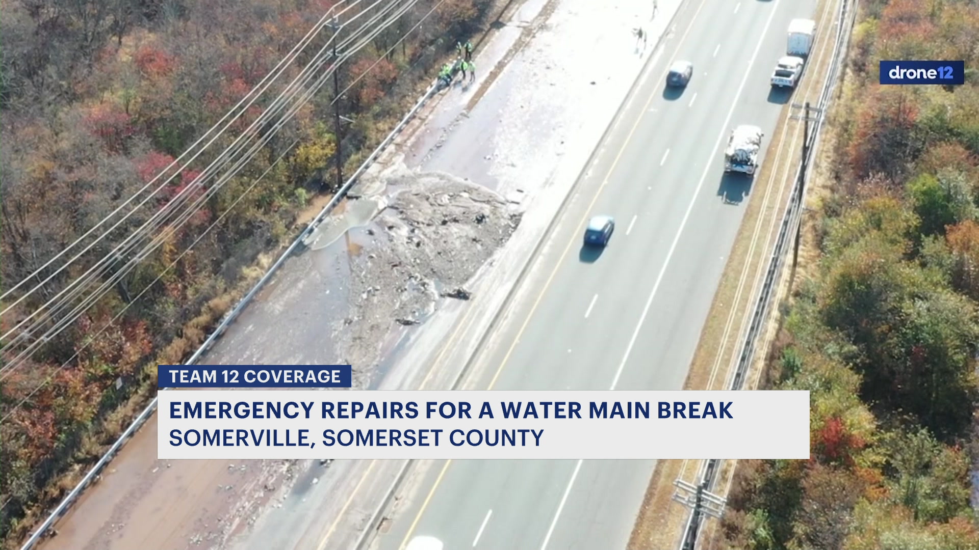 News 12 | New Jersey | Water Main Break Prompts Closure Of Somerville ...