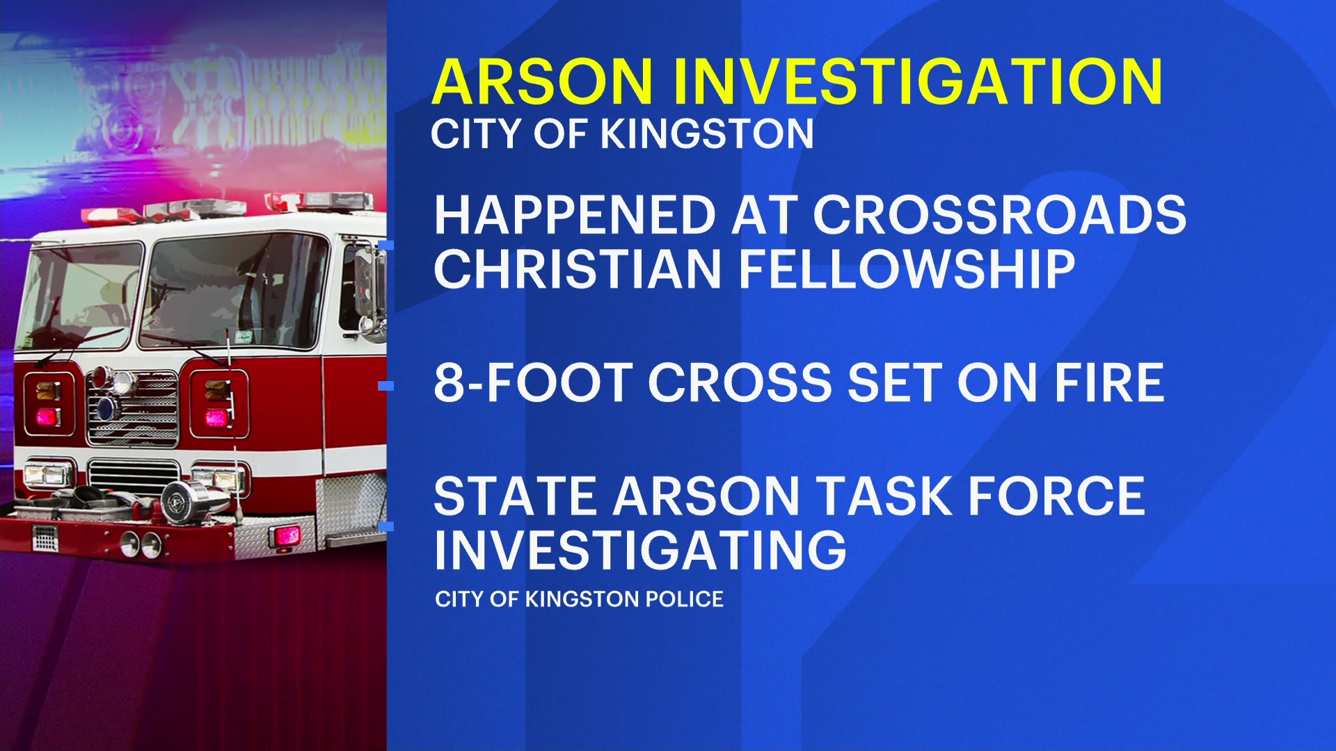 News 12 | Westchester | Arson investigation underway into cross burned ...
