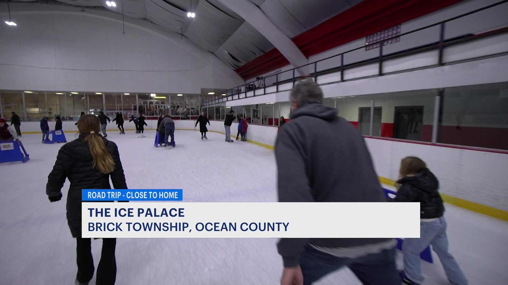 Learning how to skate, enjoying the wintry conditions at Brick Township ...