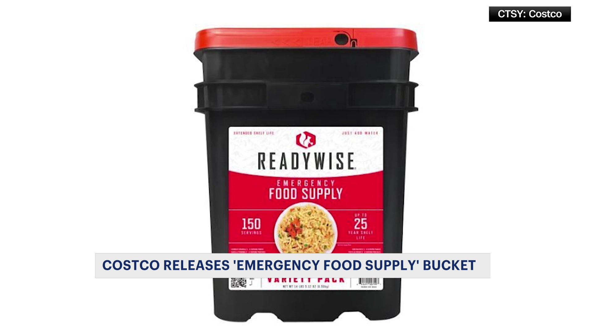 Costco sells ‘emergency food supply’ bucket with a 25-year shelf life