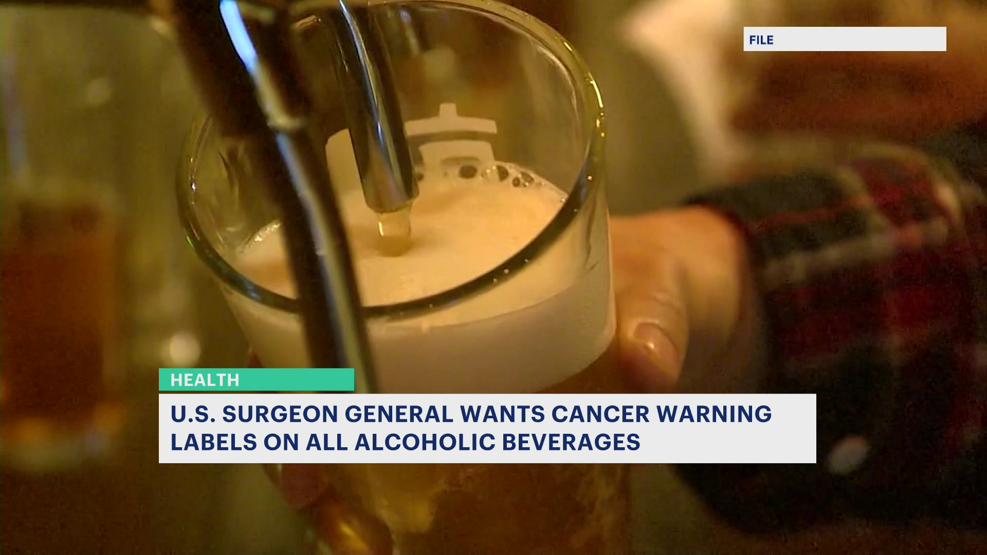 Surgeon General calls for new label on drinks to warn Americans of ...