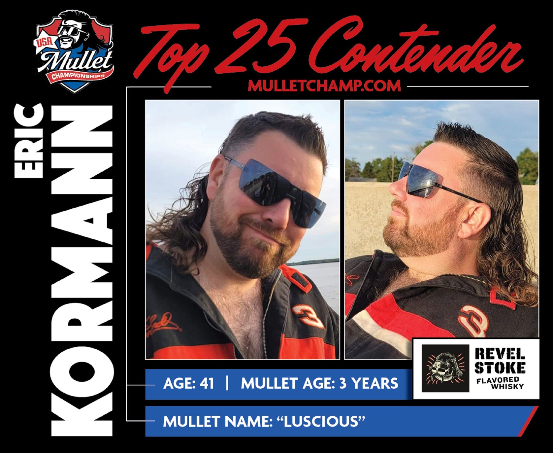 New Jersey man places in top 25 in USA Mullet Championship