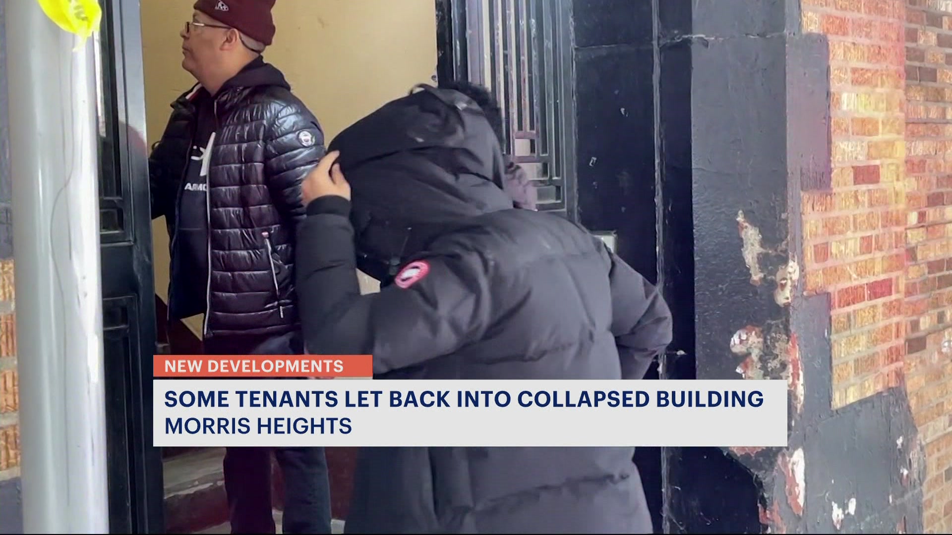 DOB: Some tenants allowed back into collapsed Morris Heights building
