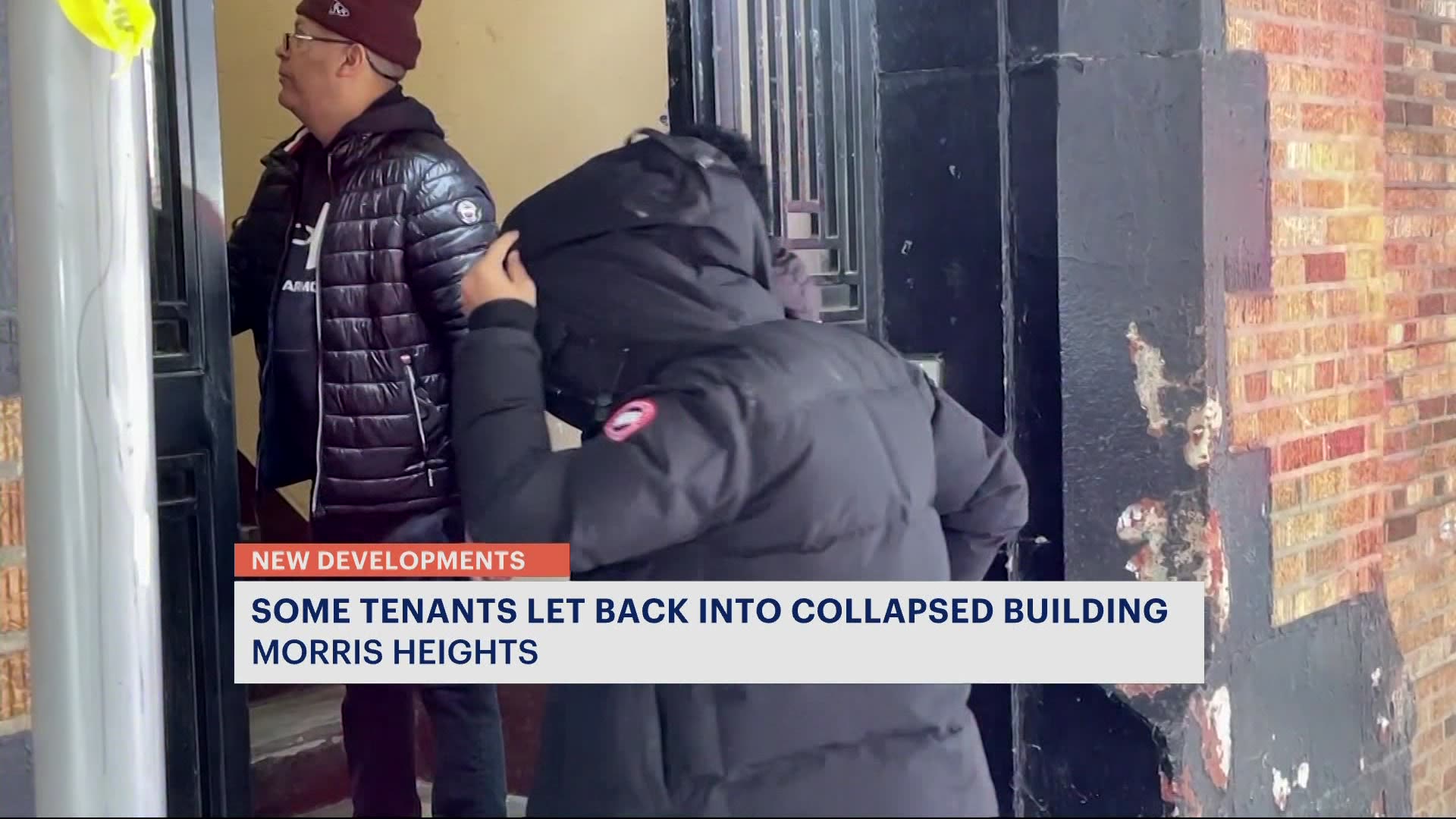 DOB: Some tenants allowed back into collapsed Morris Heights building