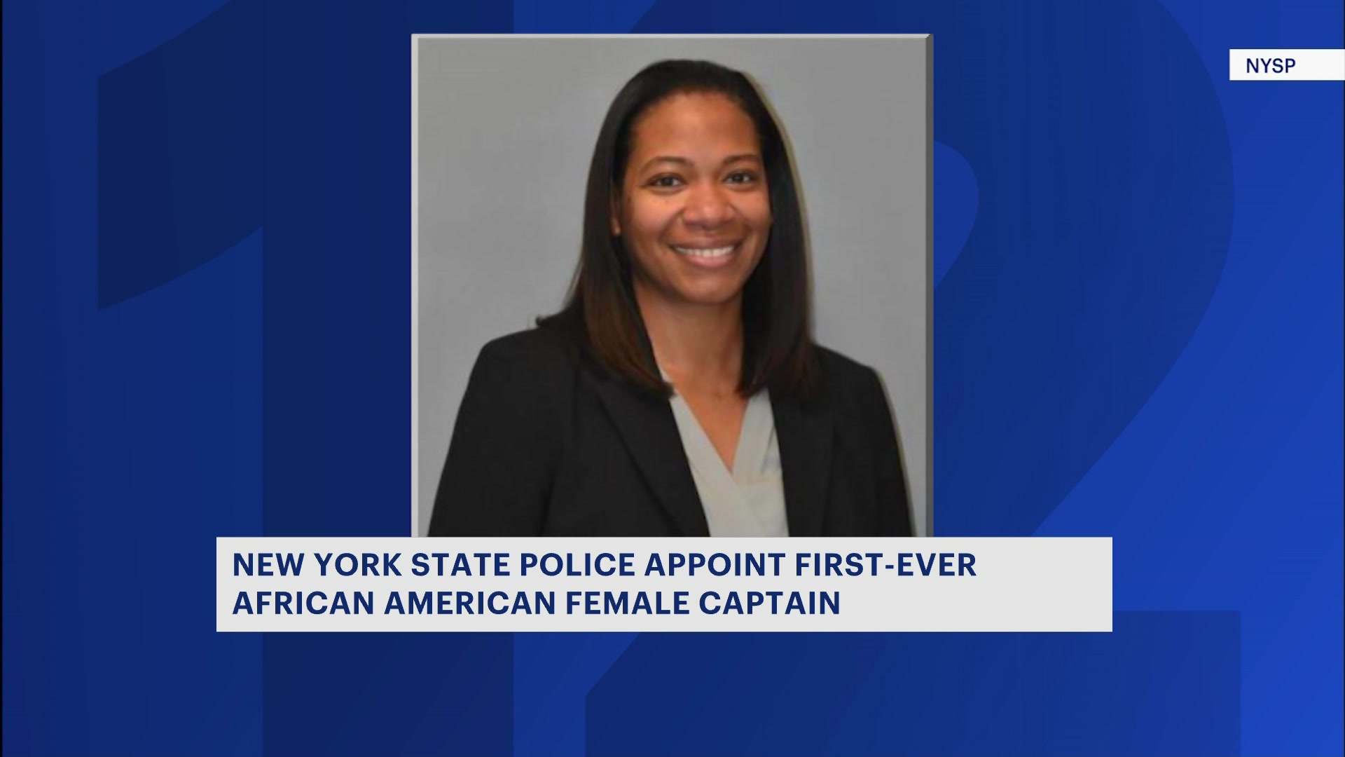 First African American female captain appointed in the NY State Police