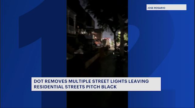 Sunset Park residents left in the dark after DOT removes streetlights
