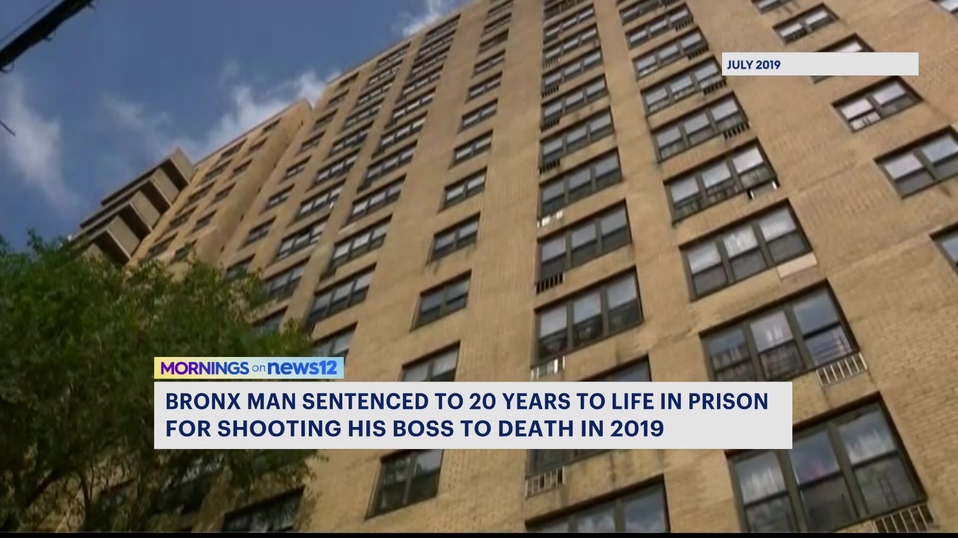 Bronx man sentenced to 20 years in prison for murdering his boss