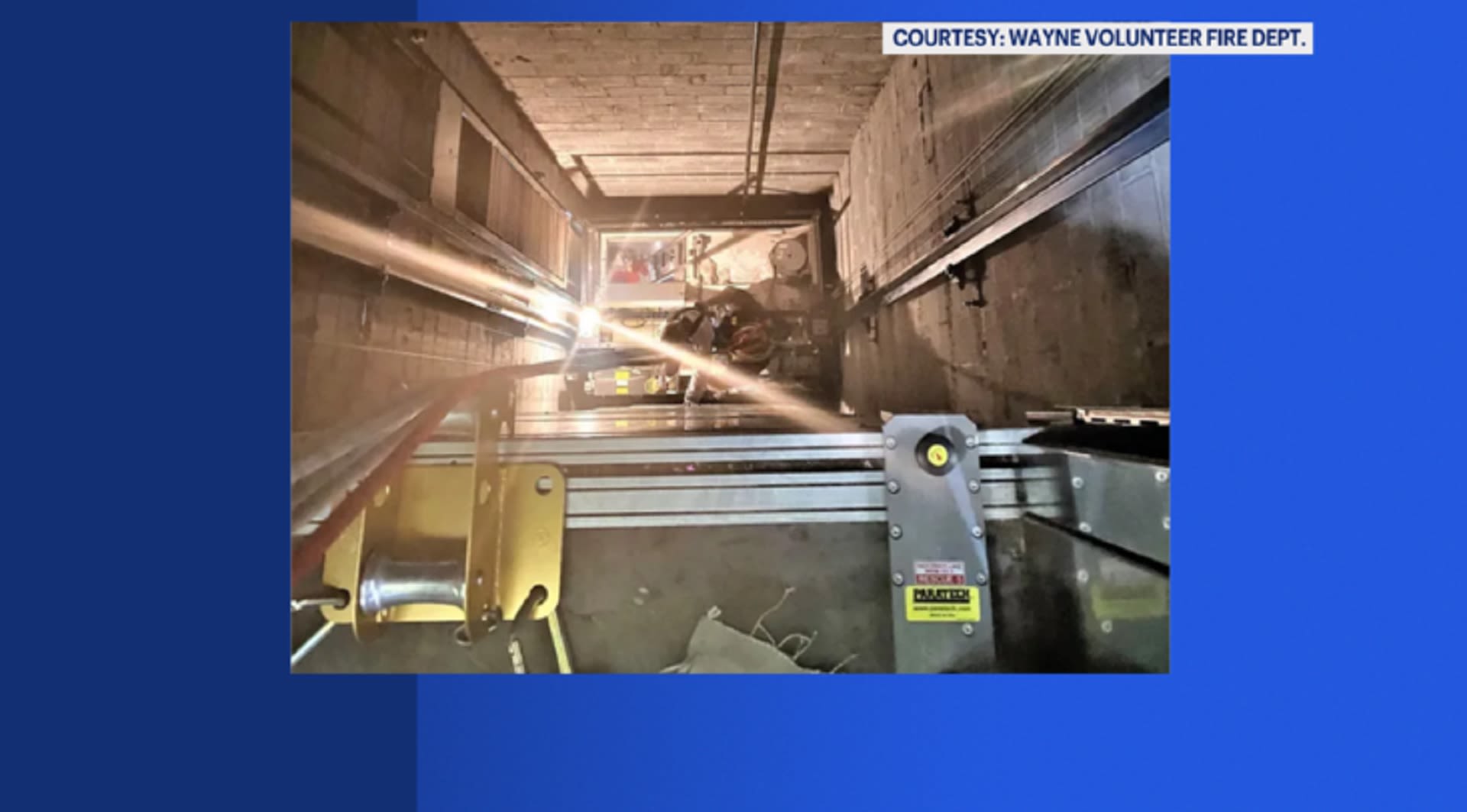 Wayne firefighters rescue 6 children trapped in elevator at trampoline park