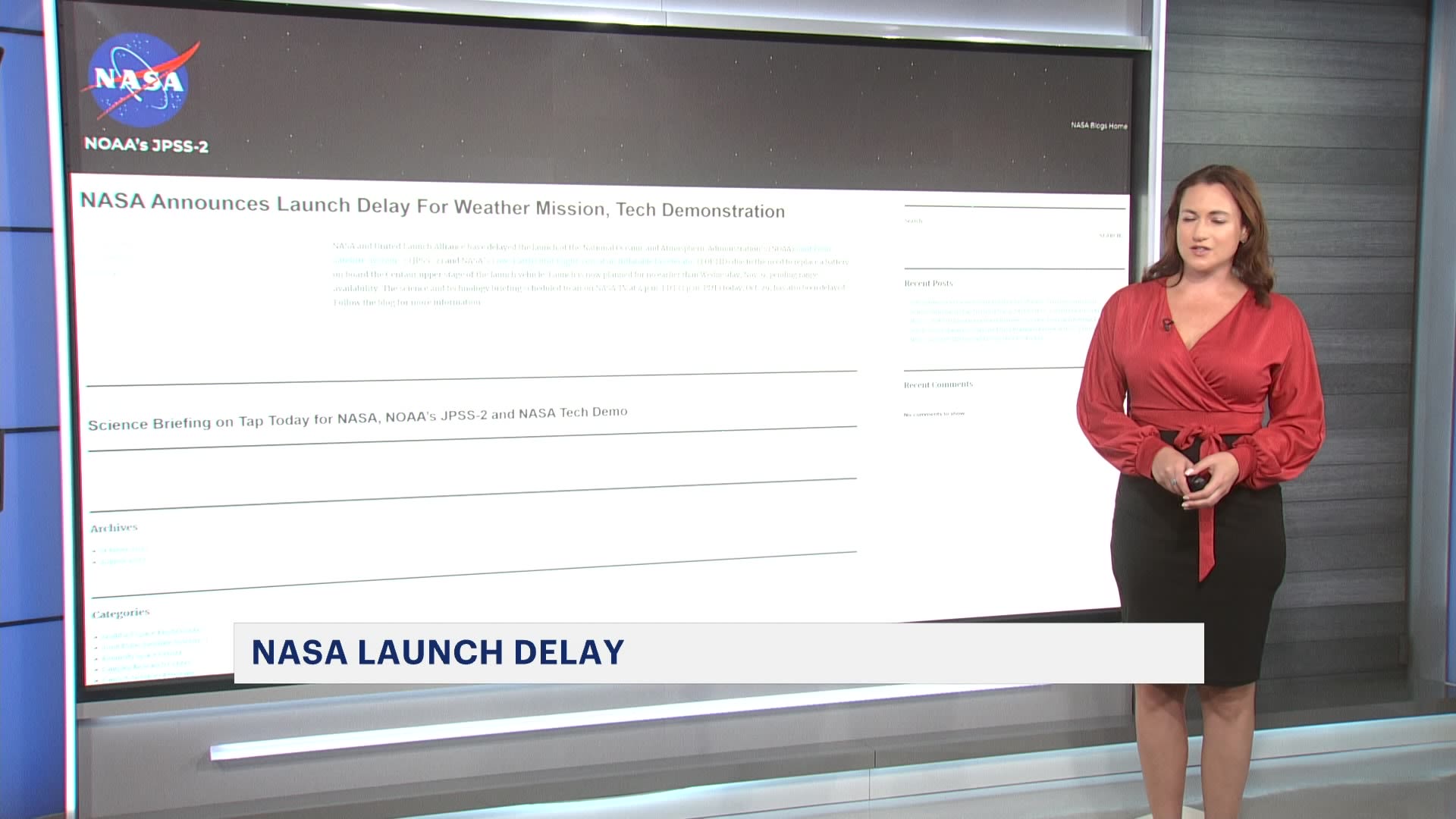 Battery problem prompts NASA to delay launch of polar-orbiting weather ...