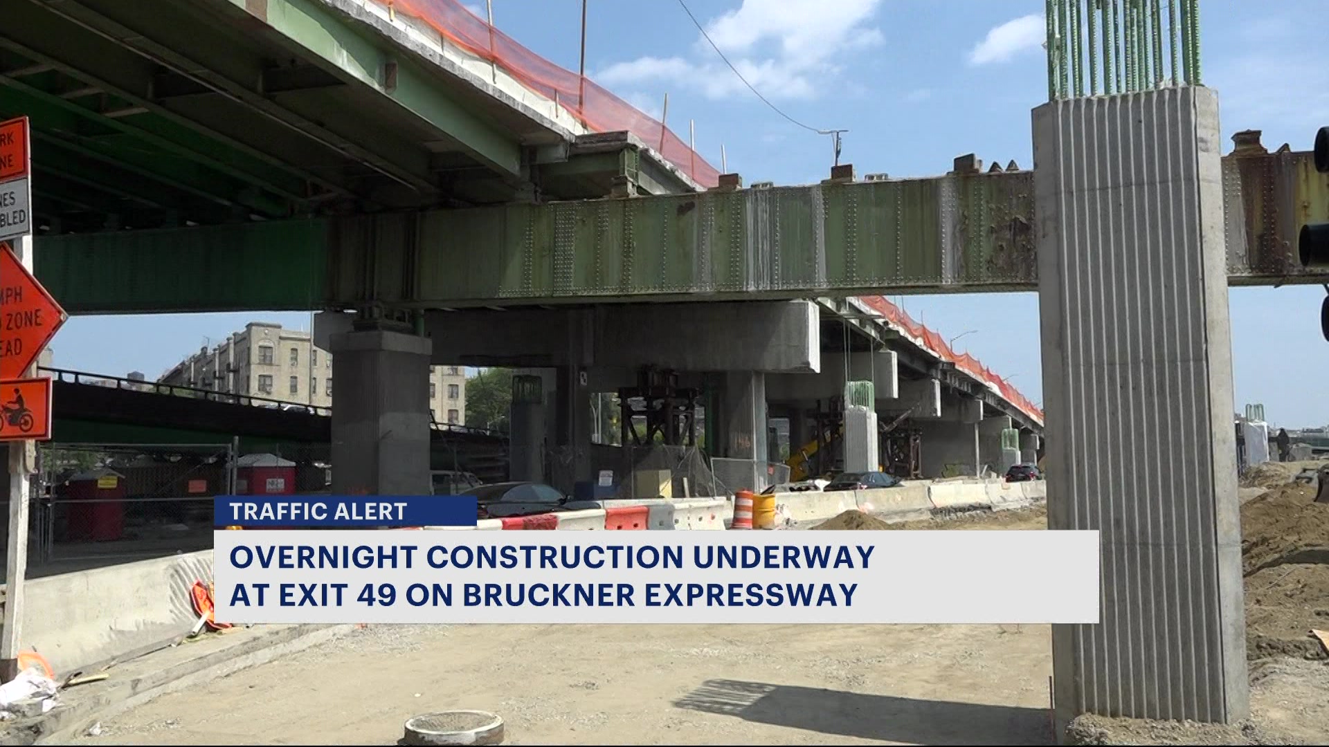 News 12 | Brooklyn | Bruckner Expressway Construction Prompts Overnight ...