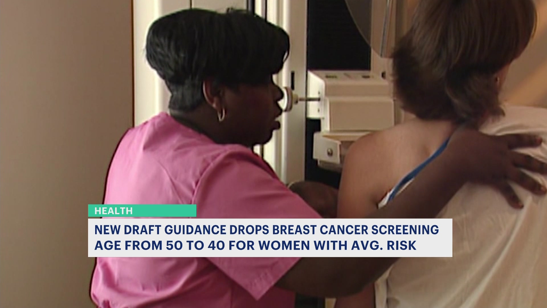 Start mammograms at 40, not 50, a US health panel recommends