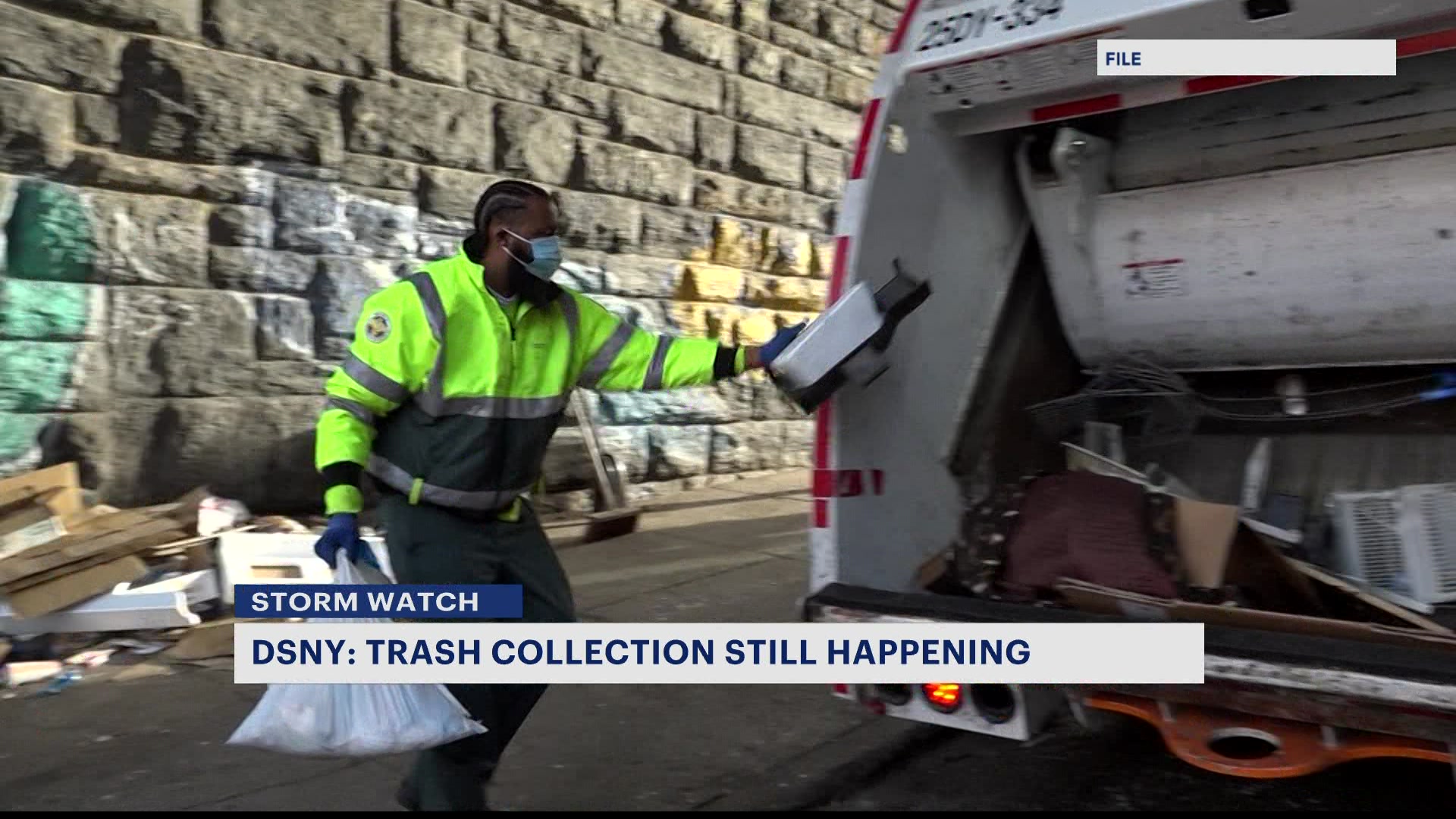 DSNY: Trash collection will continue despite storm