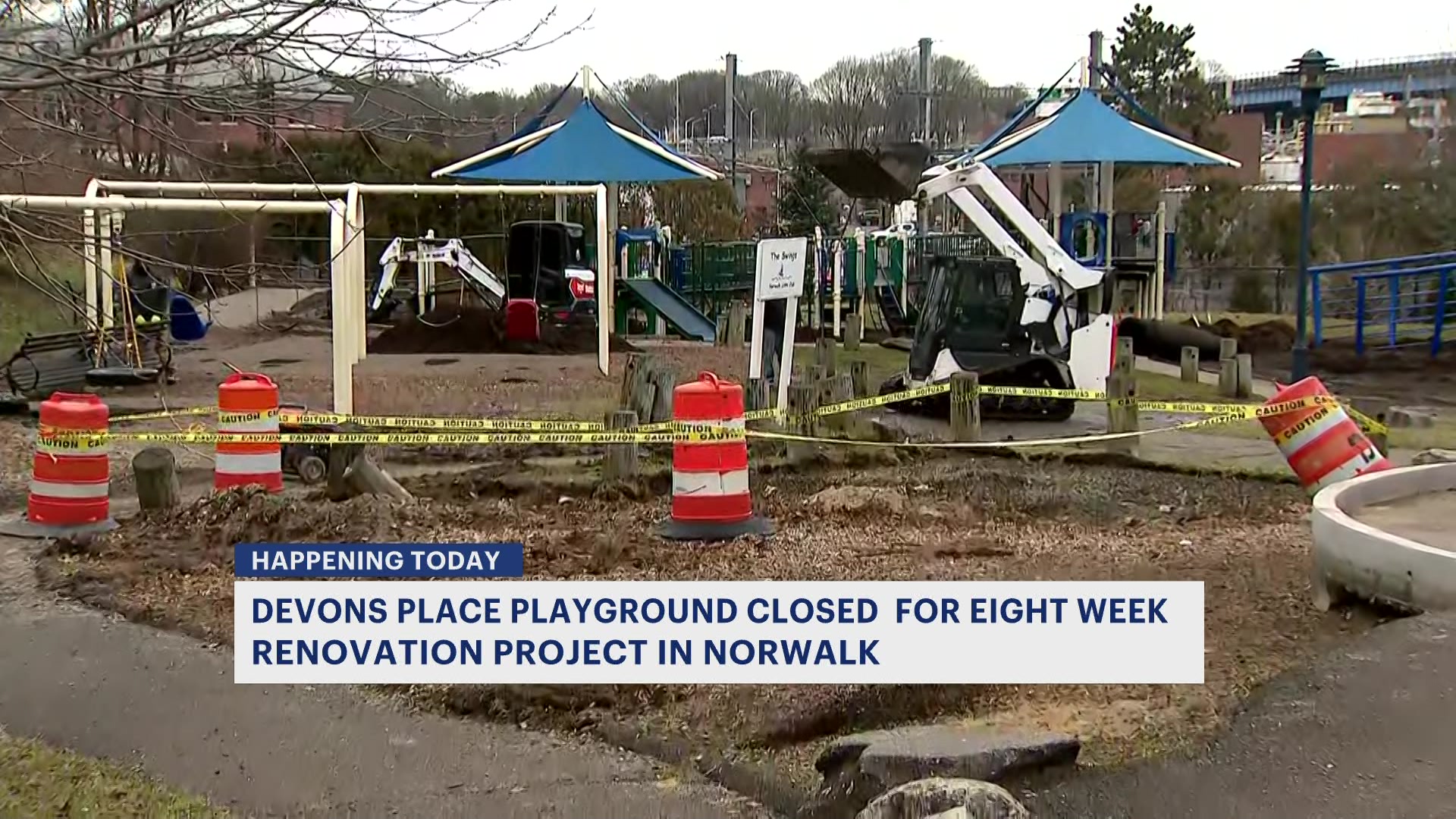 News 12 | New Jersey | Devons Place Playground In Norwalk Temporarily ...