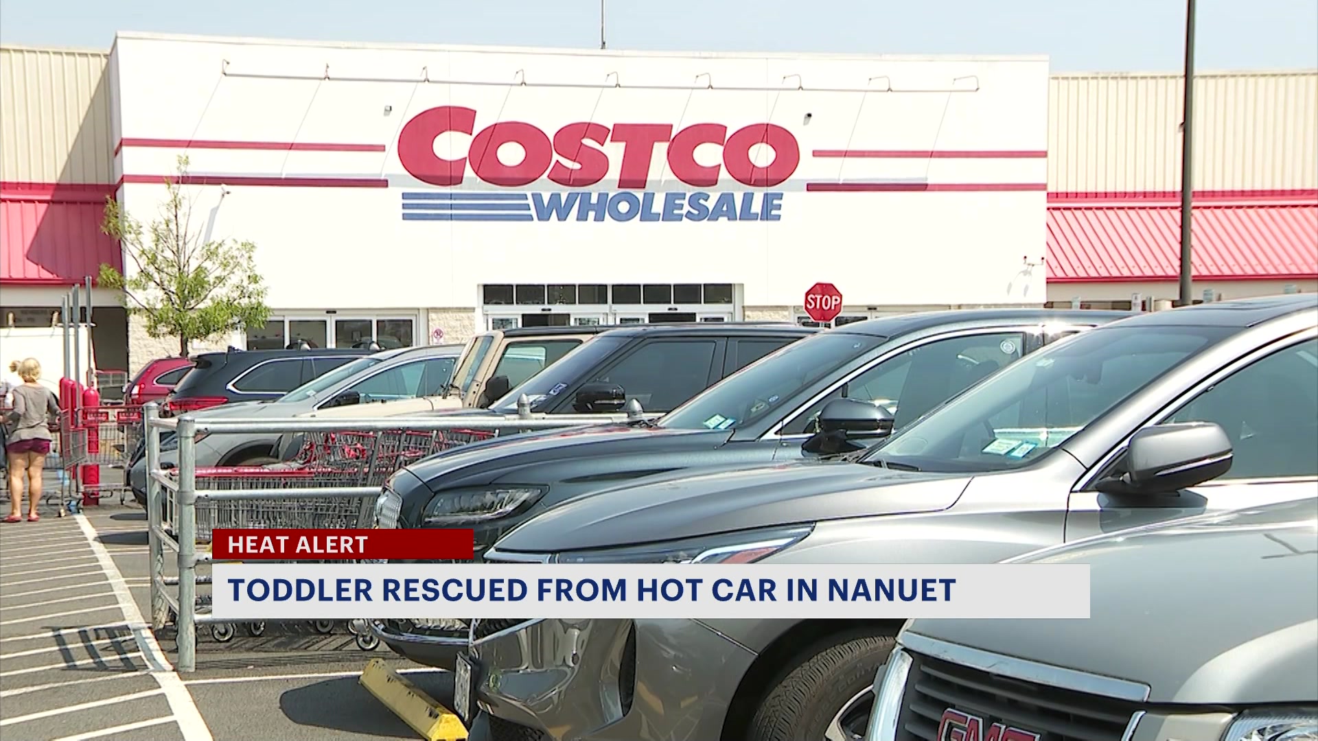 Toddler rescued from hot car in Nanuet parking lot after father ...
