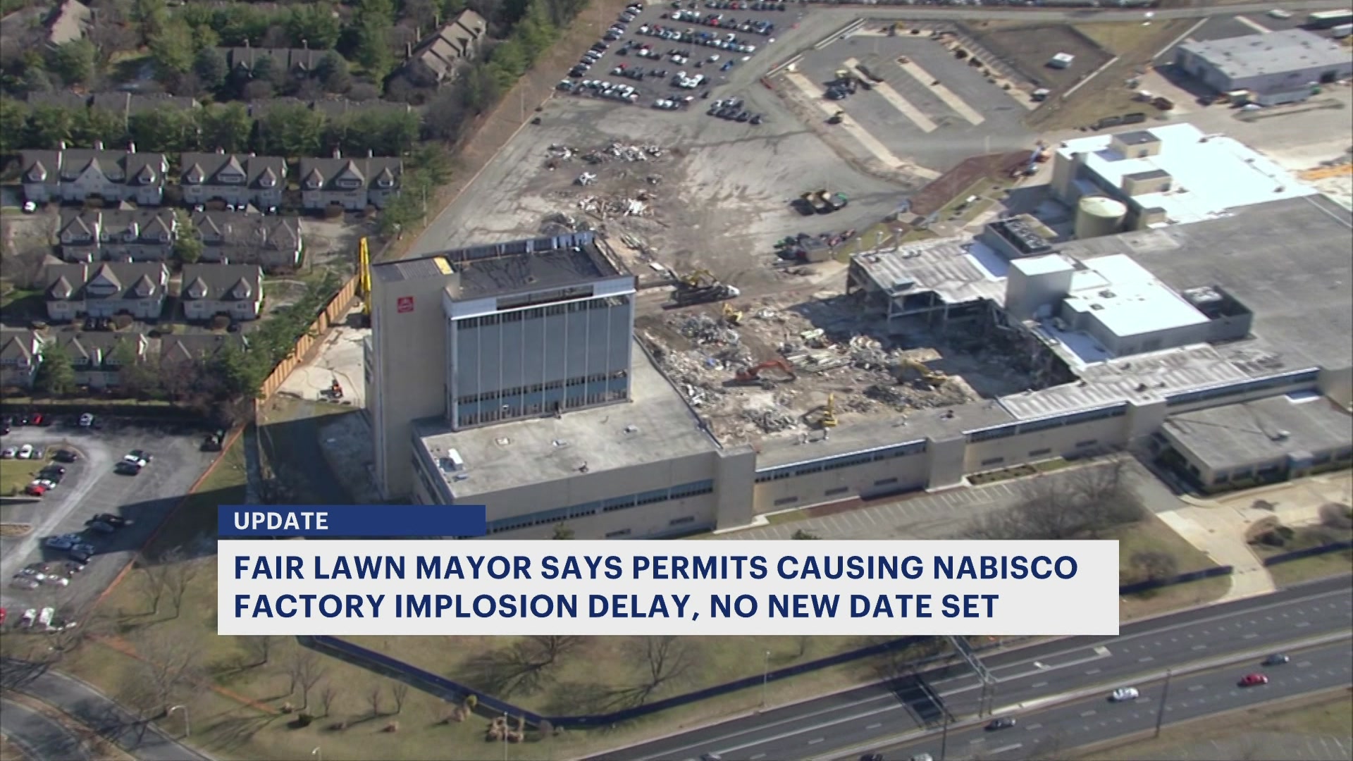 Nabisco factory implosion in Fair Lawn on hold due to permit delays
