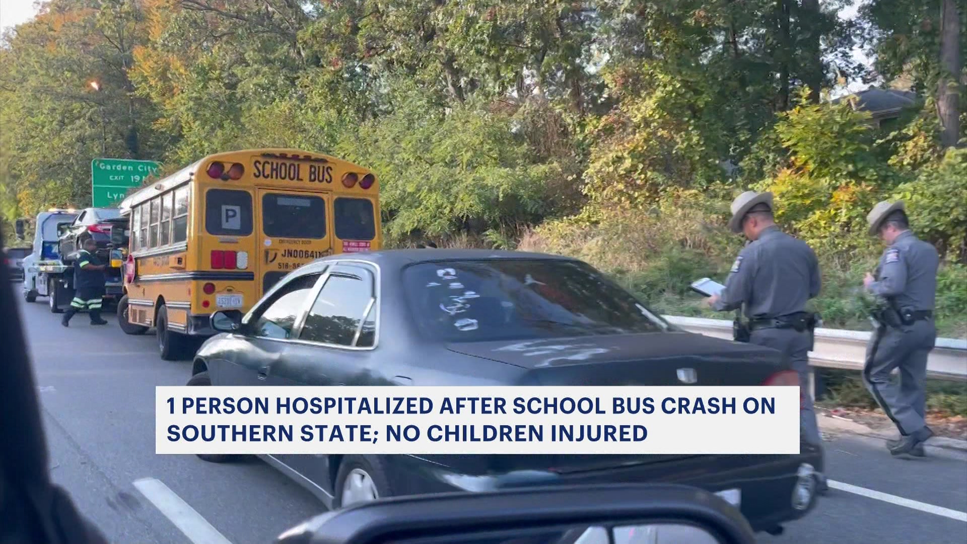 News 12 | Long Island | Officials: School bus, 2 cars collide on ...