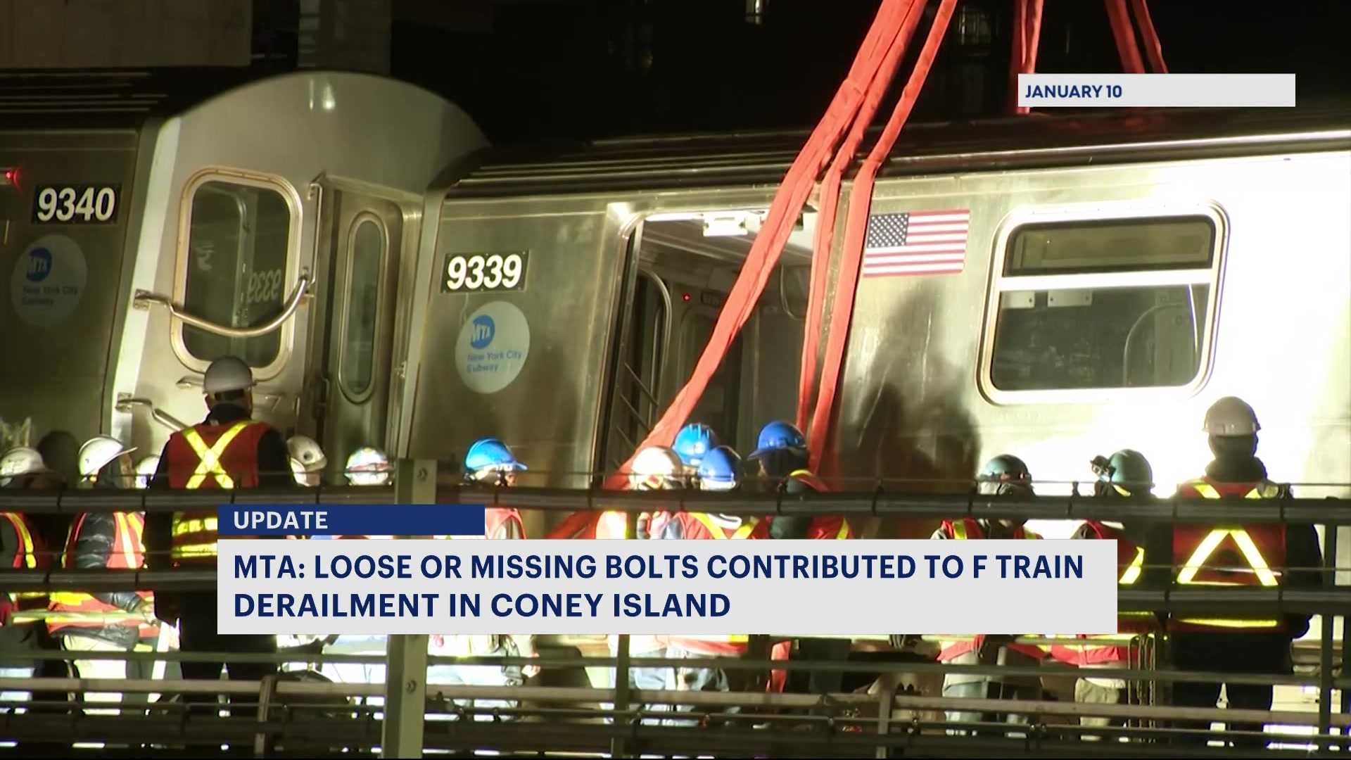 MTA: Loose bolts, track mismatch caused F train derailment