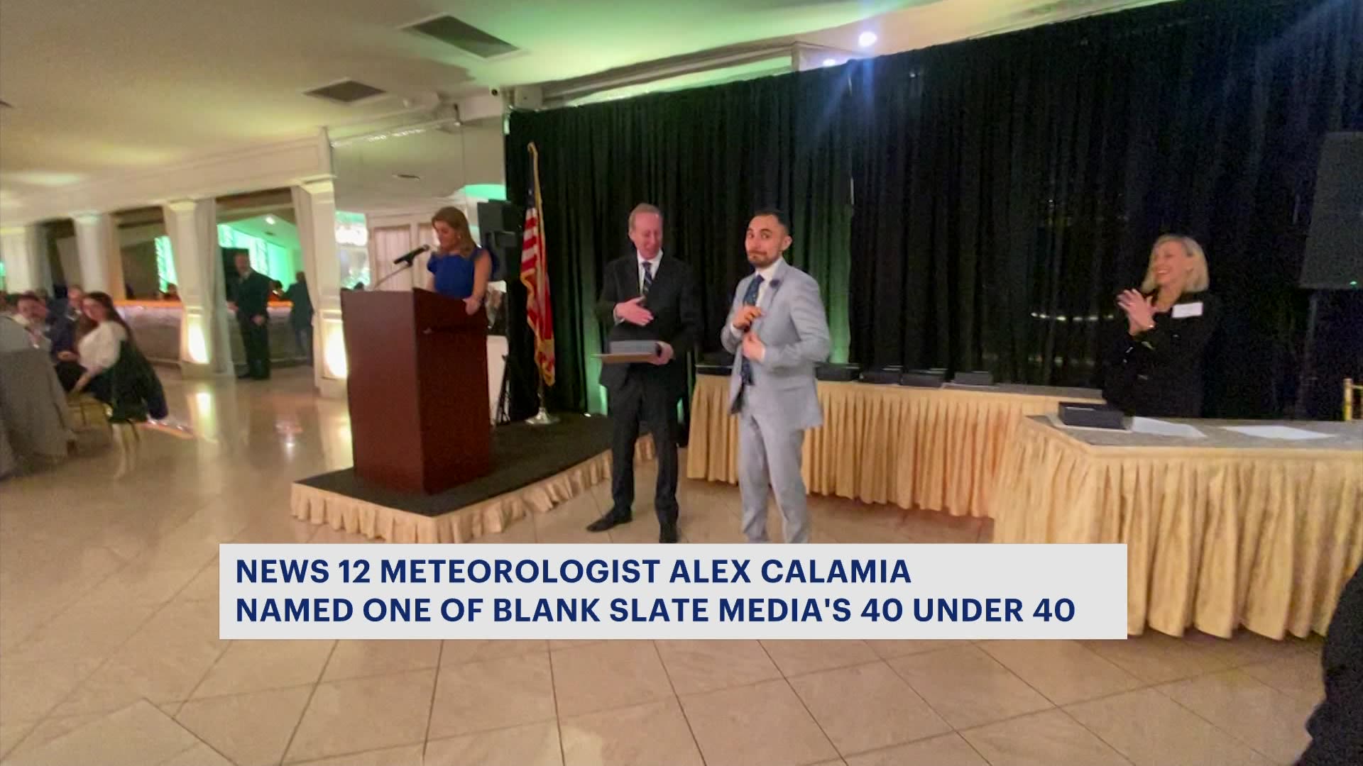 News 12 Meteorologist Alex Calamia named one of Blank Slate Media’s 40 Under 40