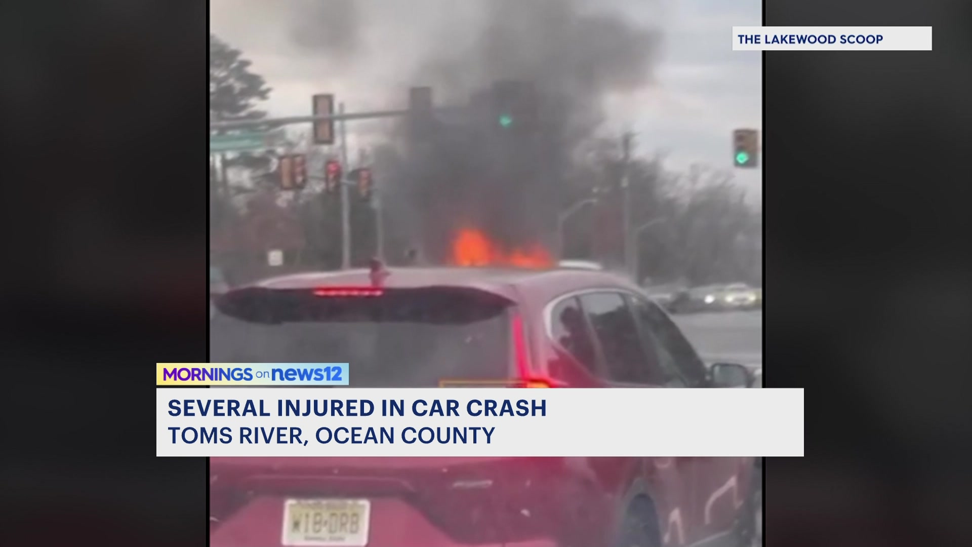 Several injured in Toms River car crash at problematic intersection