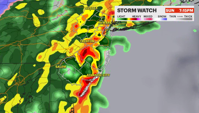 STORM WATCH: Heavy rain, gusty winds moving in for Sunday night