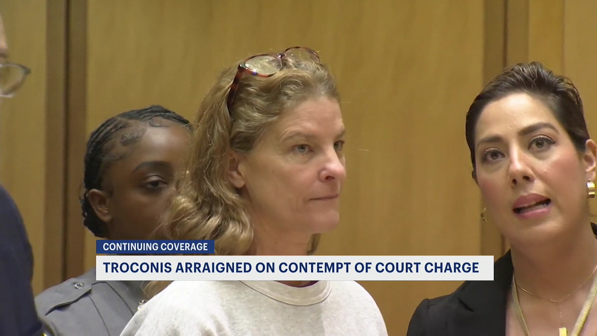 Michelle Troconis makes 1st court appearance on contempt charge
