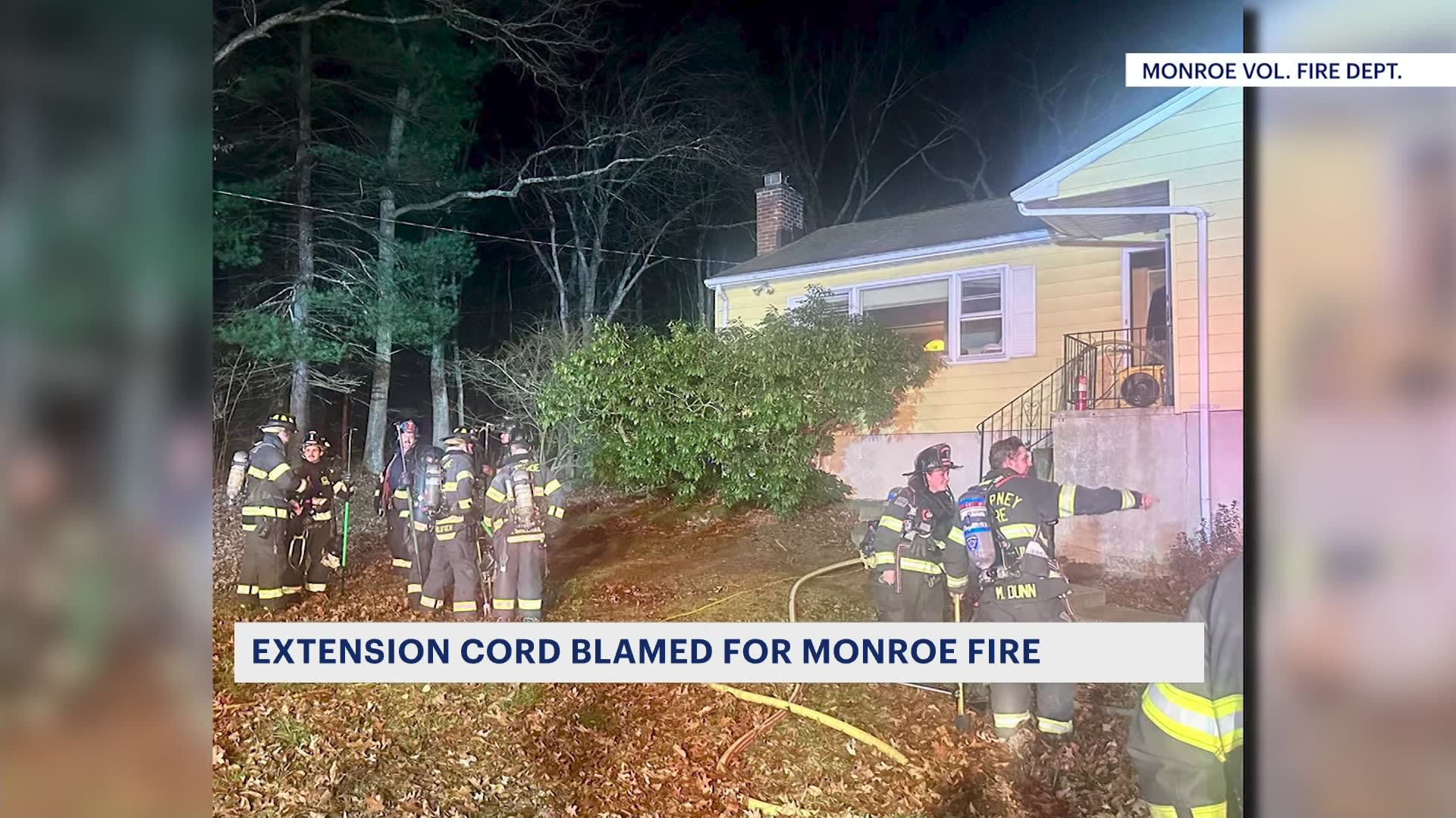 House fire caused by extension cord forces family into temporary housing