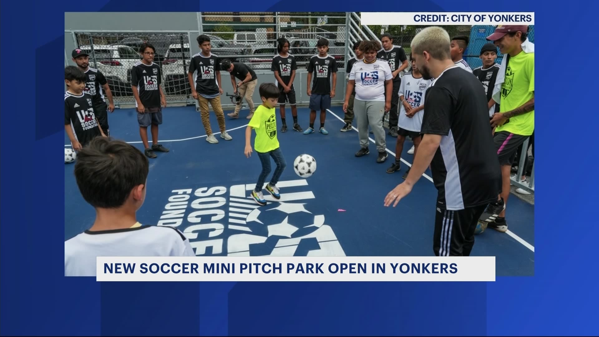 New soccer mini pitch park opens in Yonkers