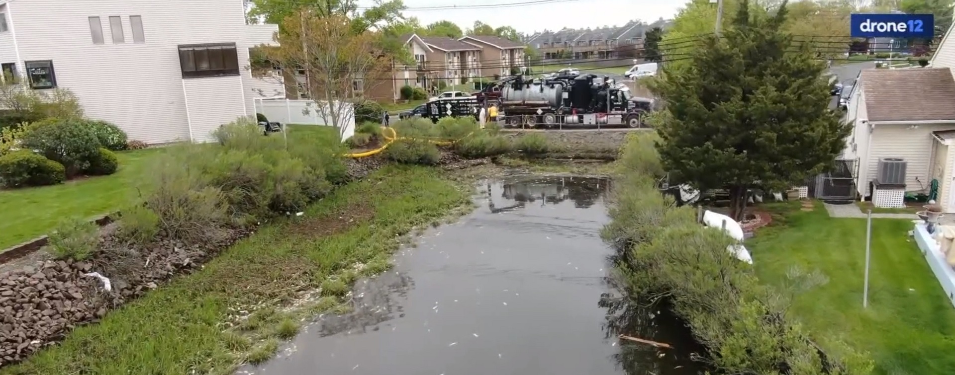 News 12 | New Jersey | Cleanup Begins For Thousands Of Dead Fish In ...