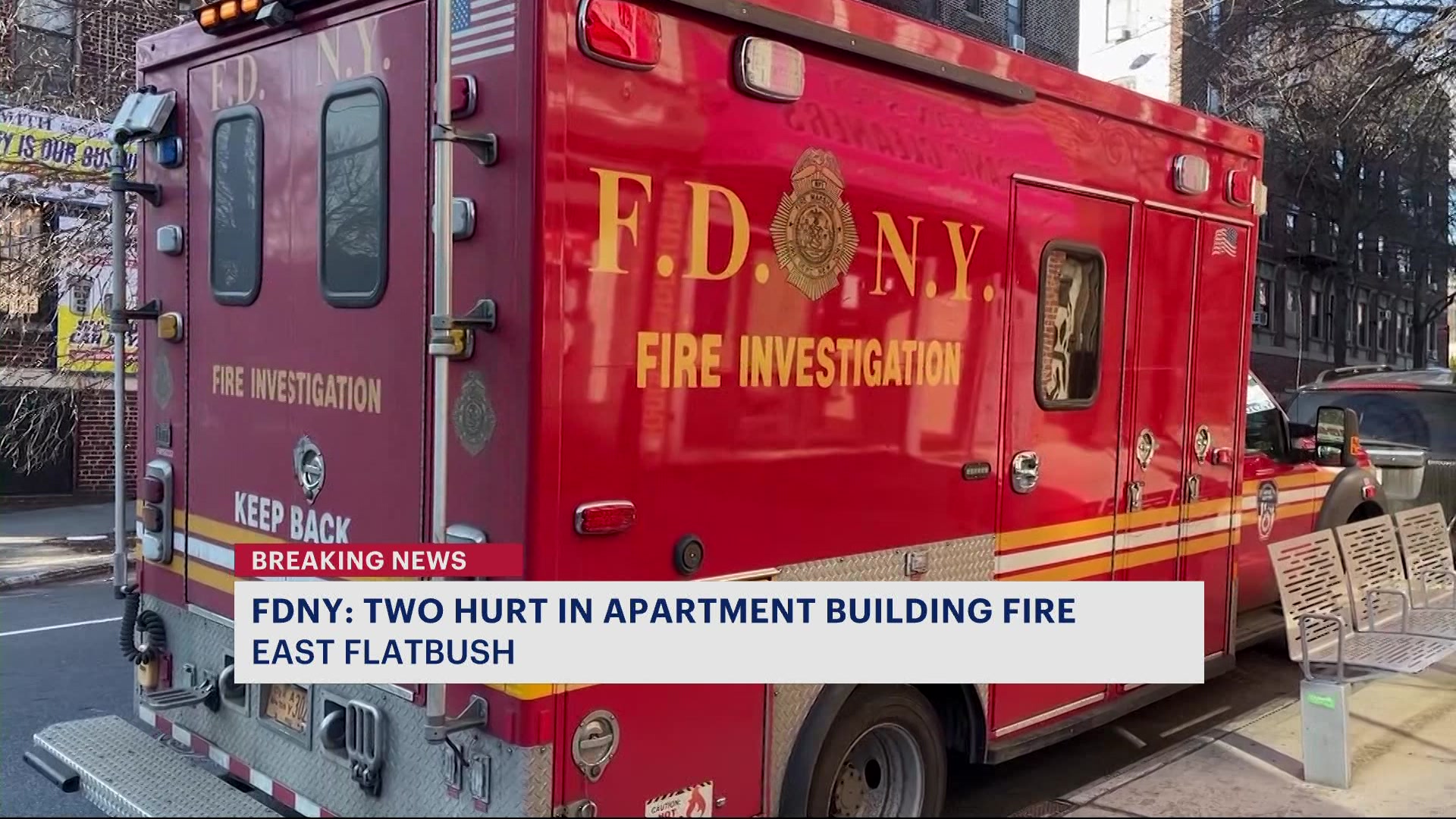 FDNY: 2 injured in East Flatbush apartment building fire