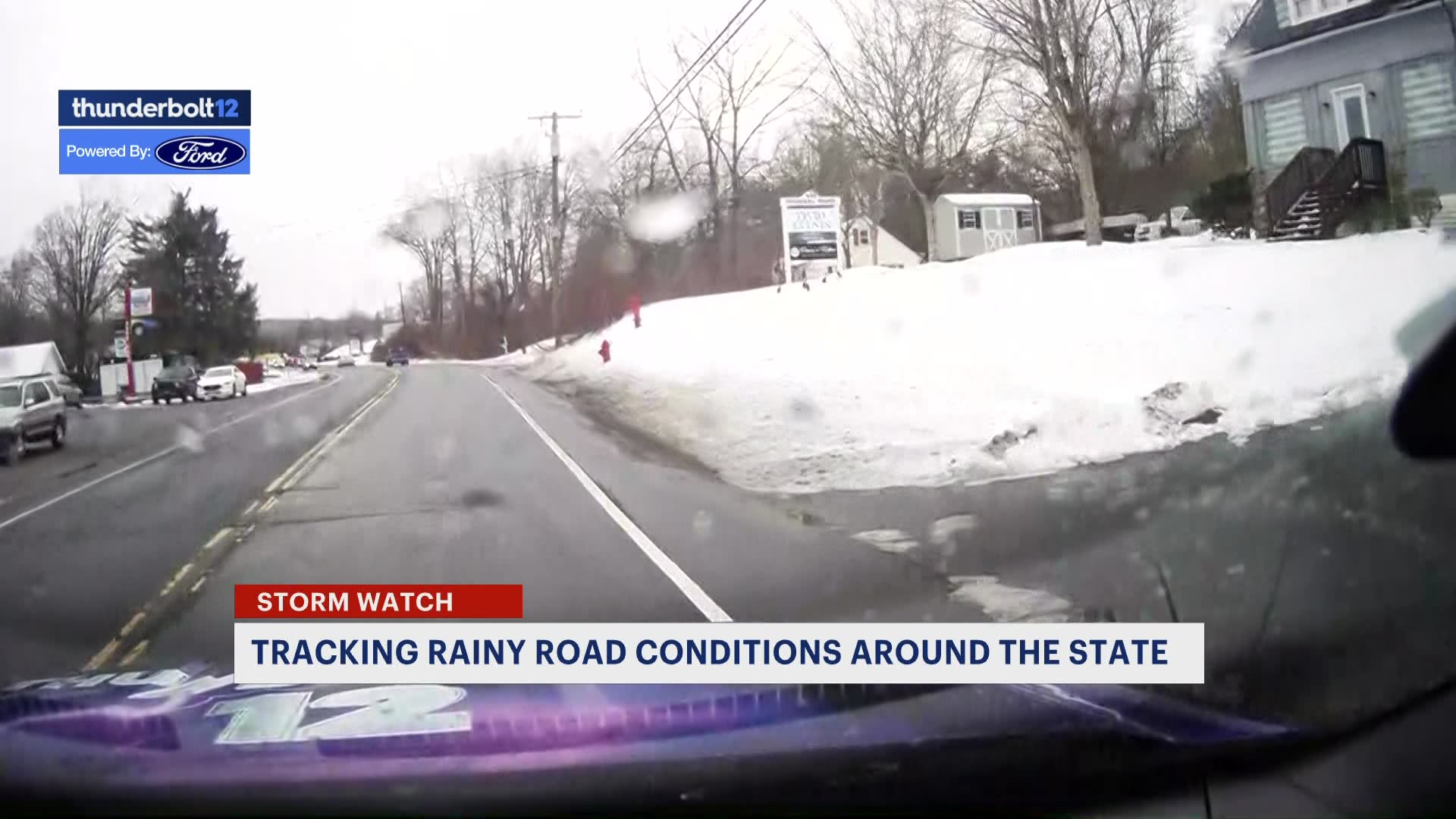 Thunderbolt 12: Checking out rainy road conditions in Brookfield