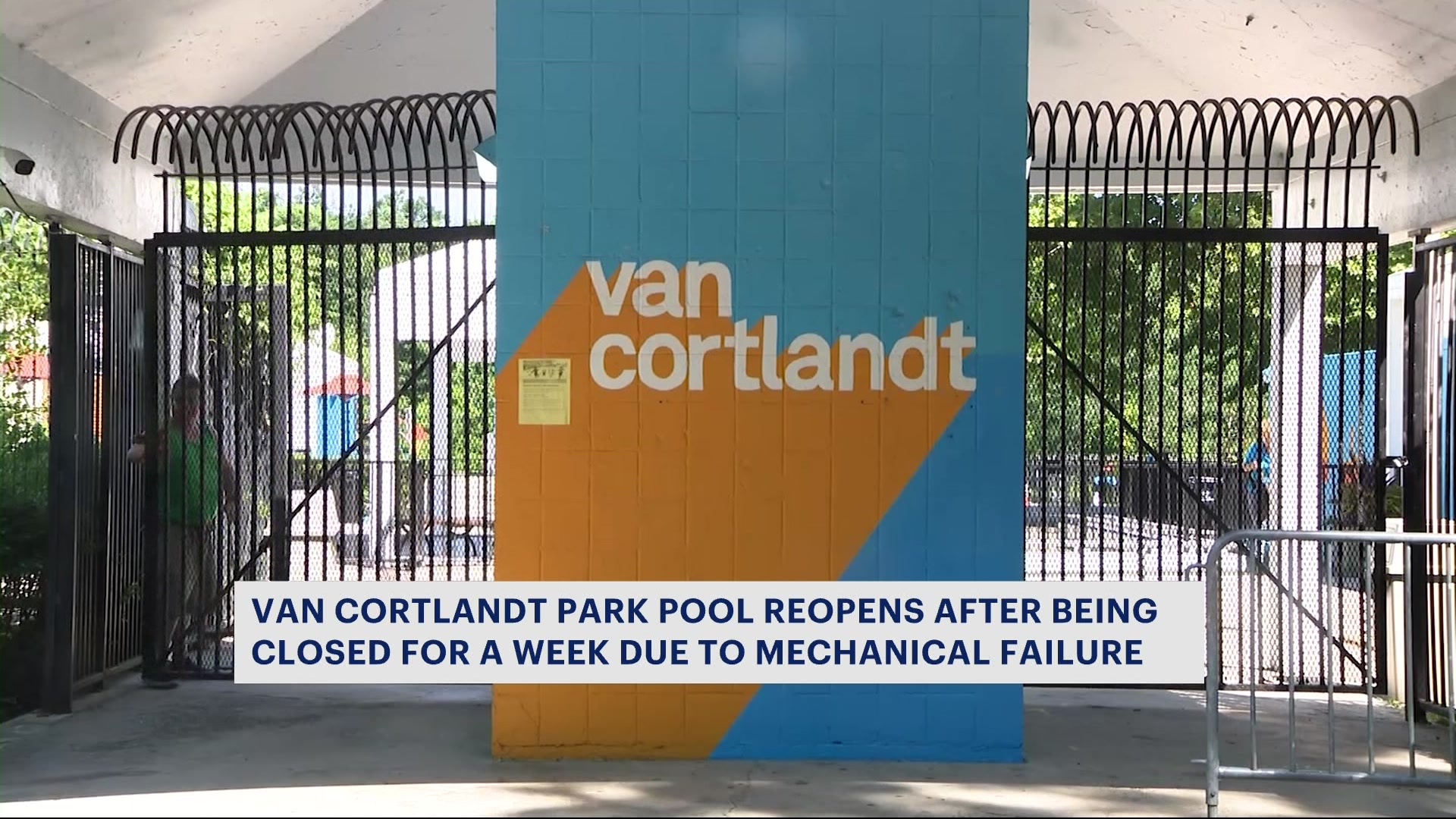 Van Cortlandt Park Pool reopens after being closed for days