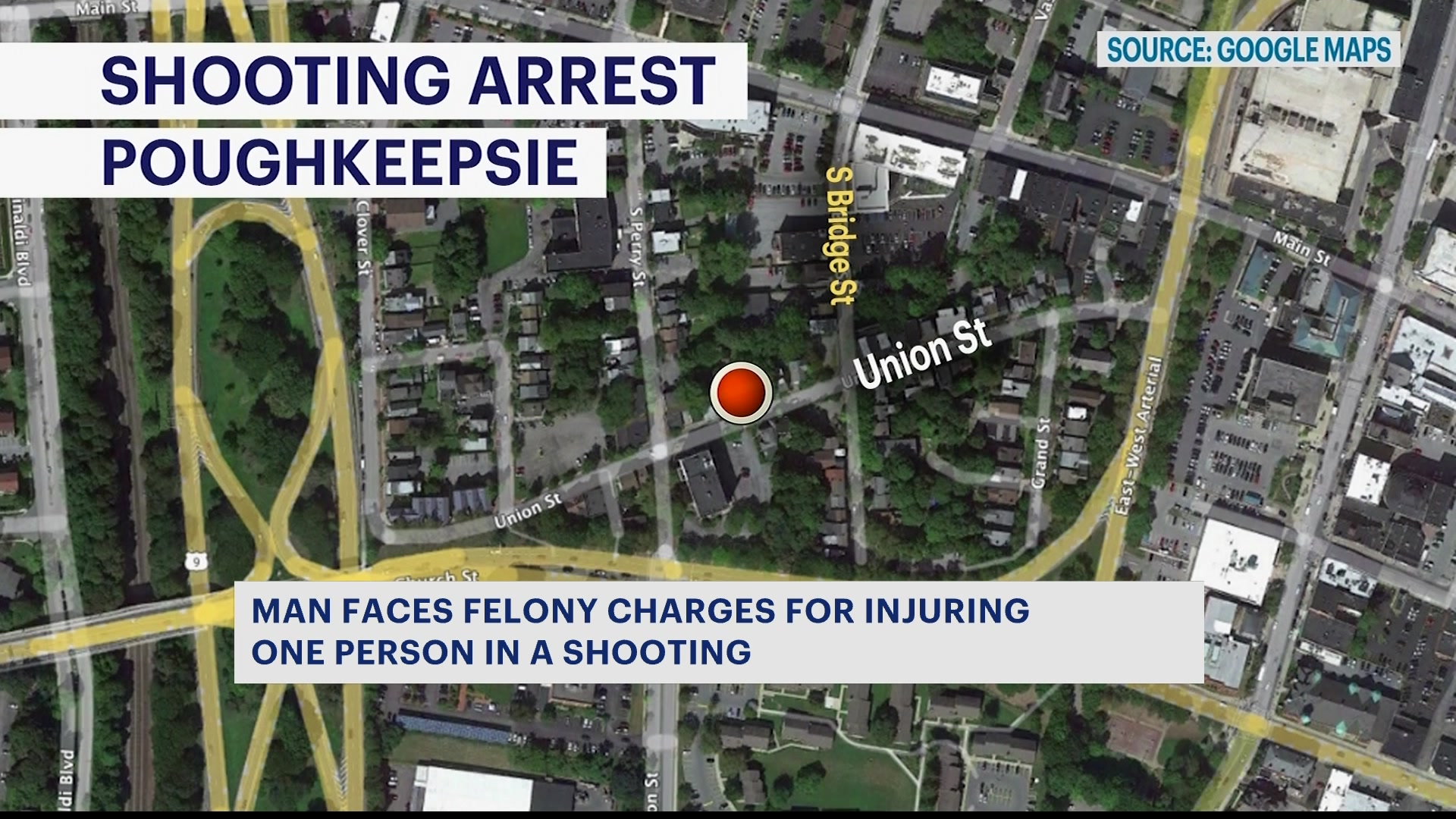 Man arrested in connection to Poughkeepsie shooting