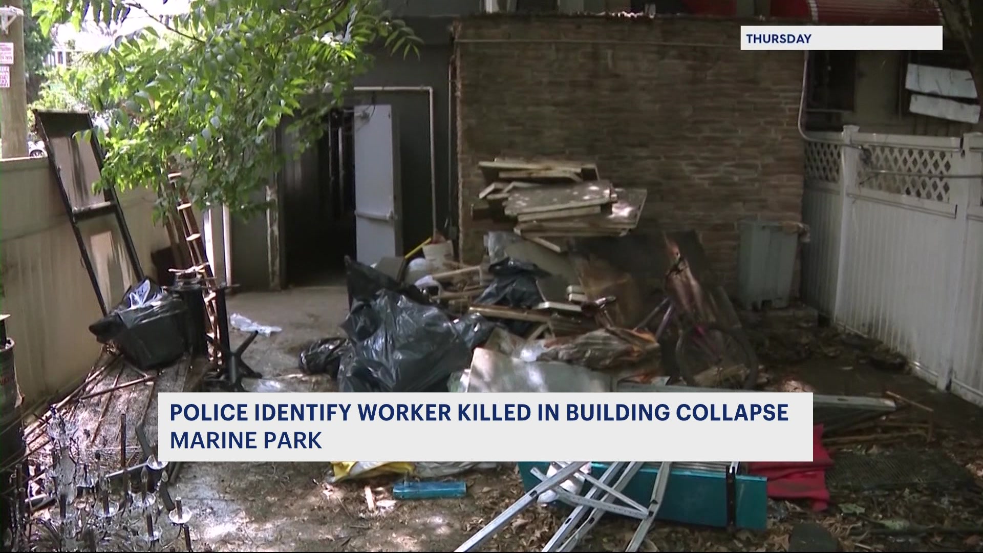 Worker identified in fatal Marine Park roof collapse