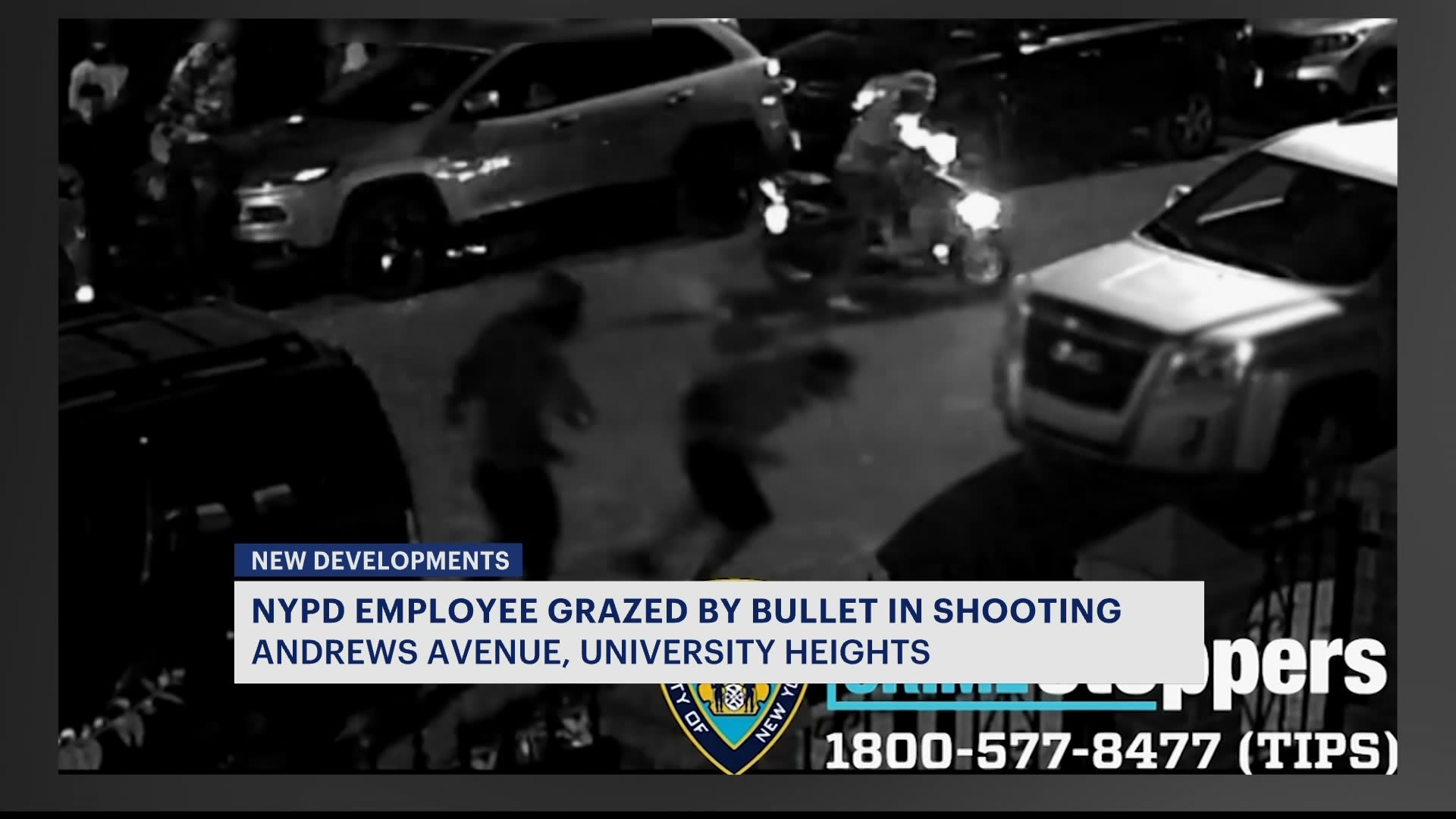 Caught on camera: Off-duty NYPD employee shot in University Heights