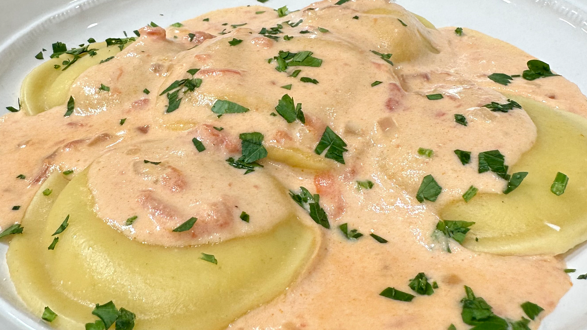 What's Cooking: Uncle Giuseppe's Marketplace's ravioli with Champagne sauce