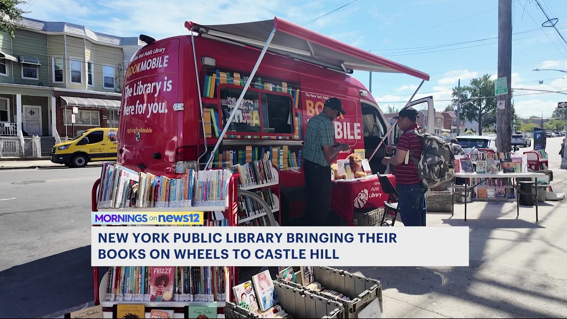 News 12 | Bronx | Books On Wheels The New York Public Library Brings ...
