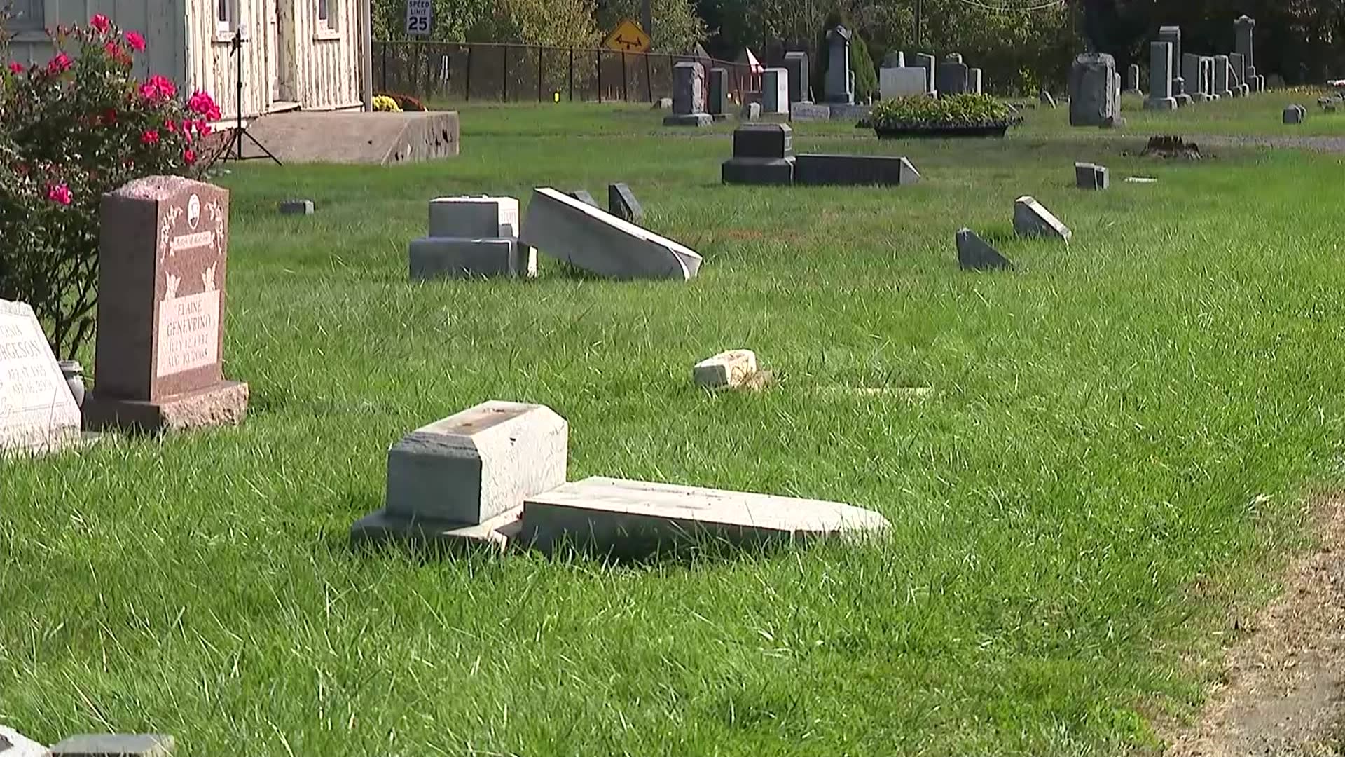 Over a dozen headstones in 170-year-old Dover cemetery vandalized