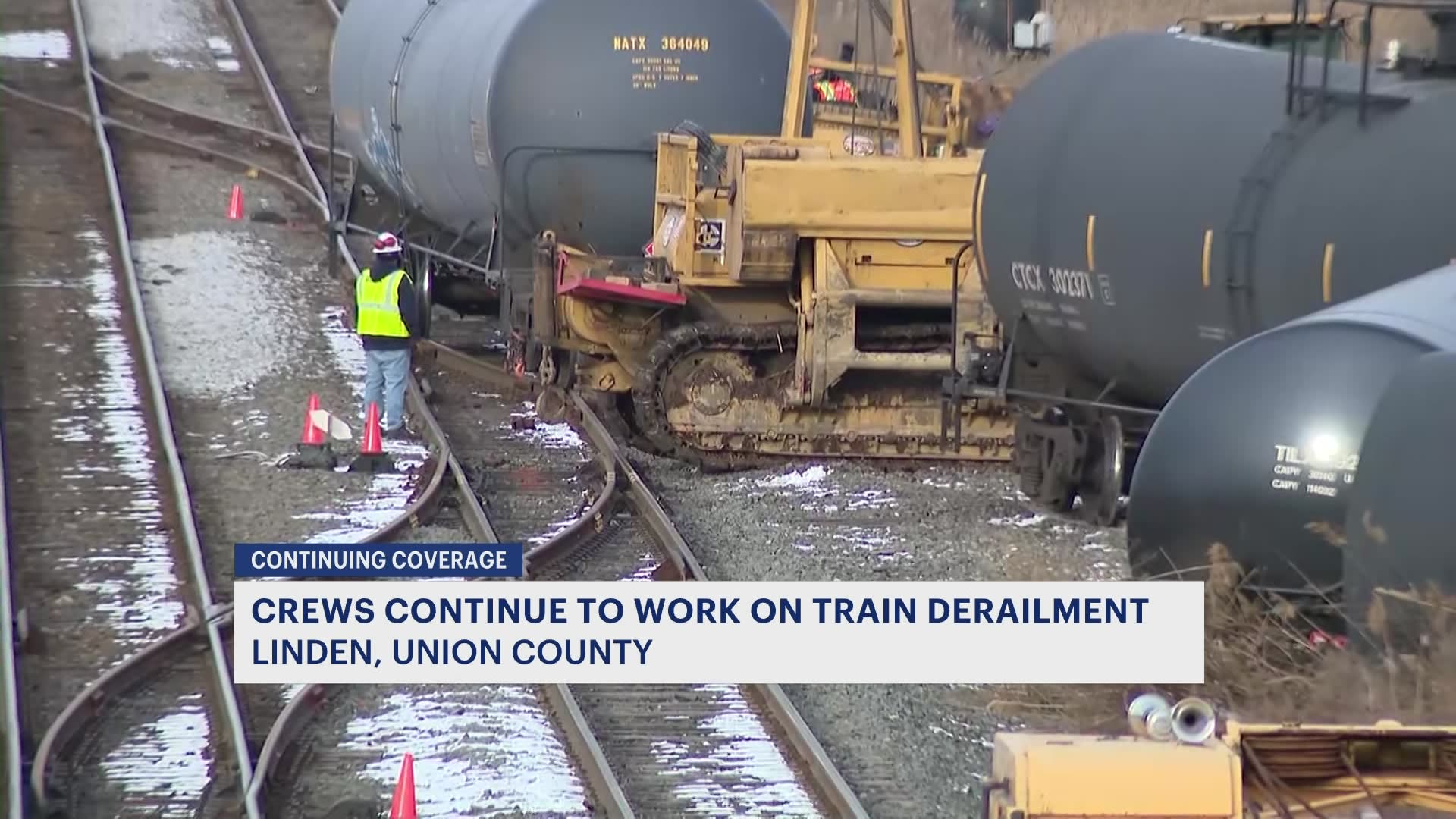 Tanker train carrying 28,000 gallons of ethanol derails in Linden; no ...