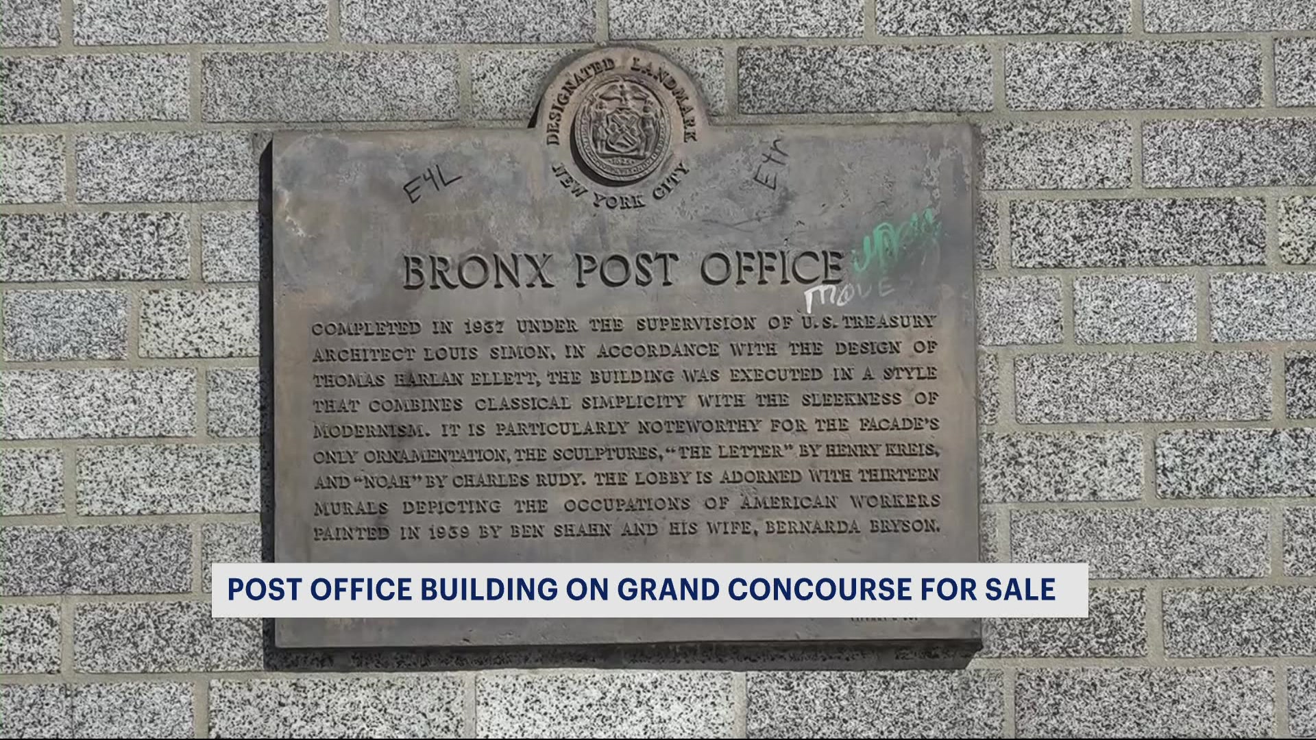 News 12 | Bronx | Historic Bronx Post Office On Grand Concourse Is On ...