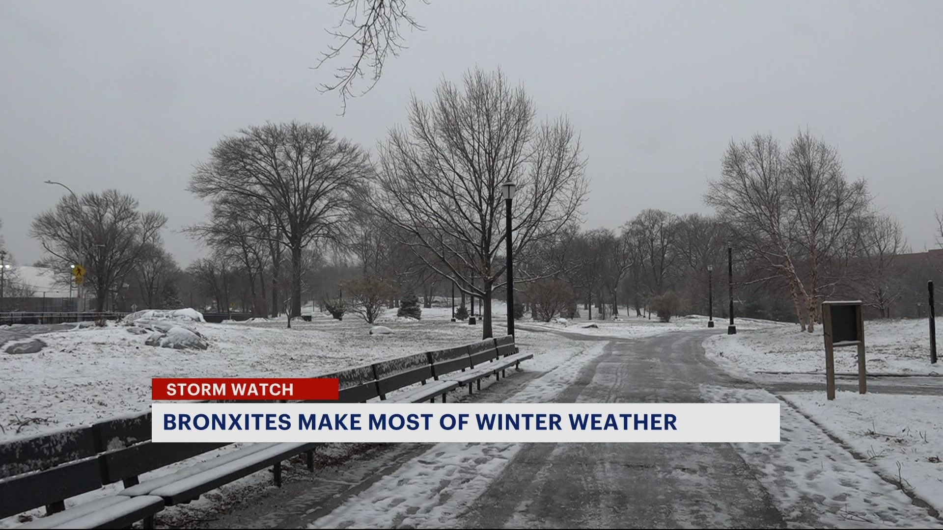 Bronx residents making the most of the winter weather