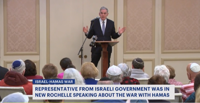 Israeli government representative updates New Rochelle temple community ...