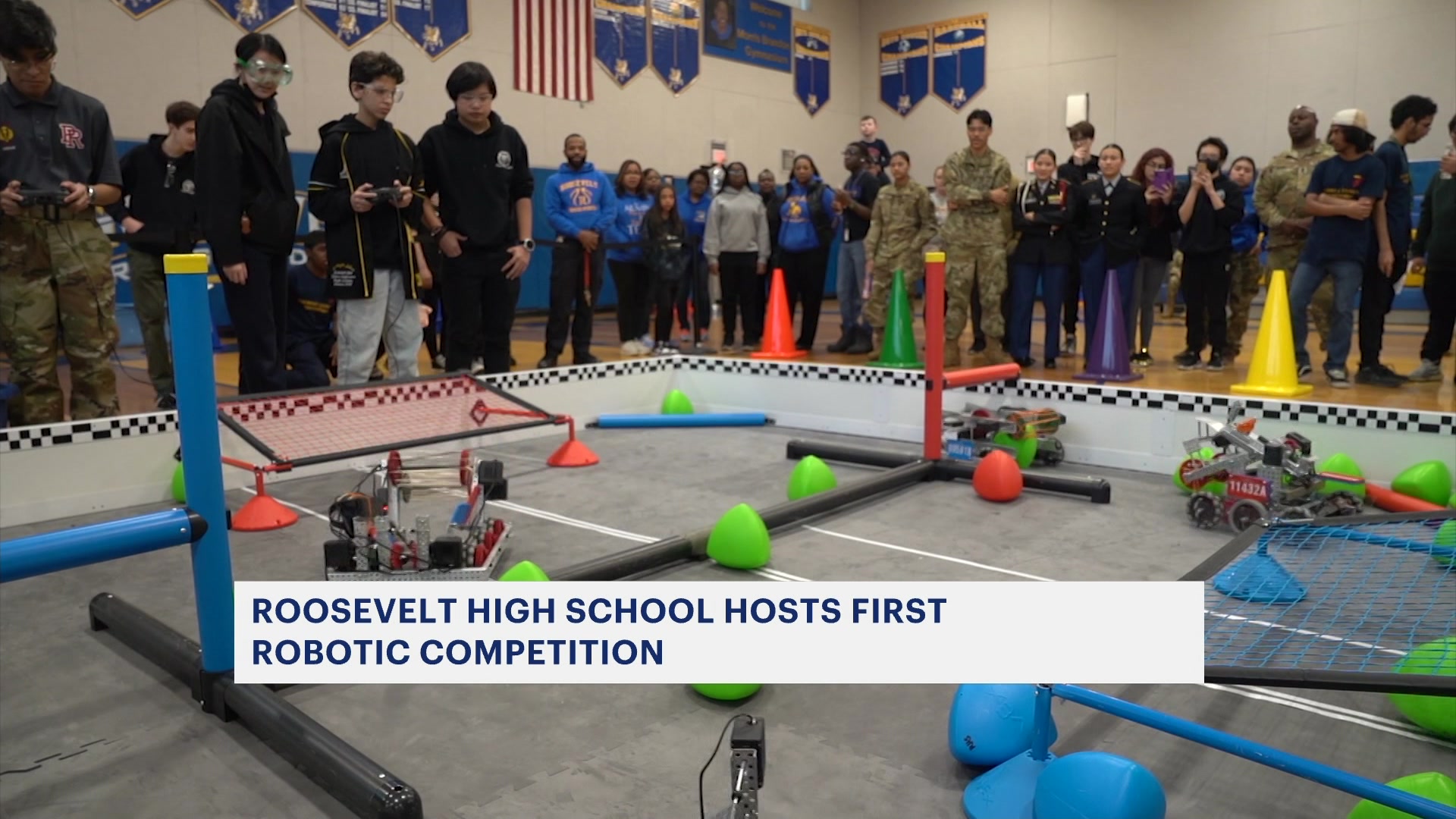 Roosevelt High School hosts first-ever robotics competition