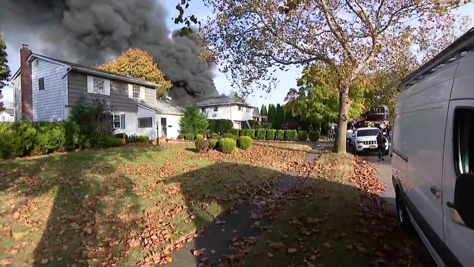 Officials: Fire breaks out at Commack home