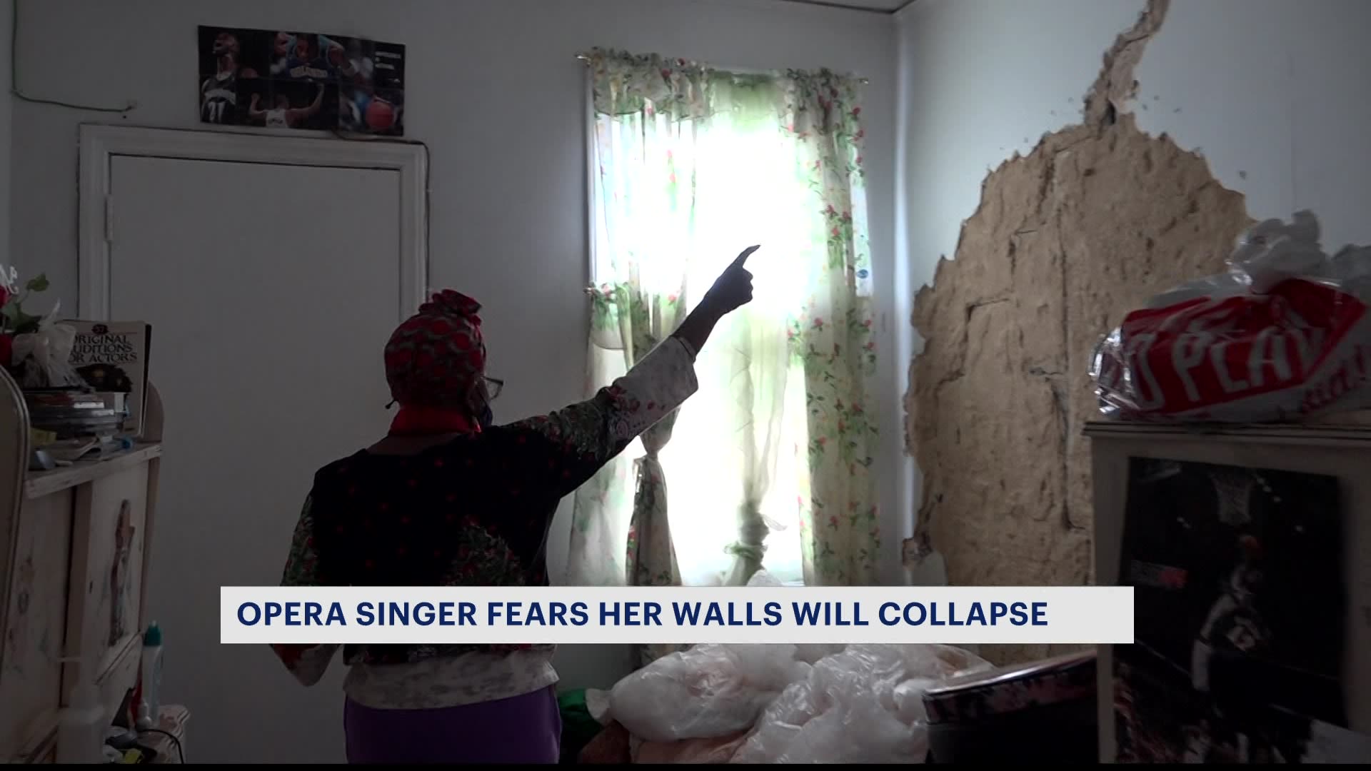 Tenant says her home’s walls are falling apart due to next-door ...