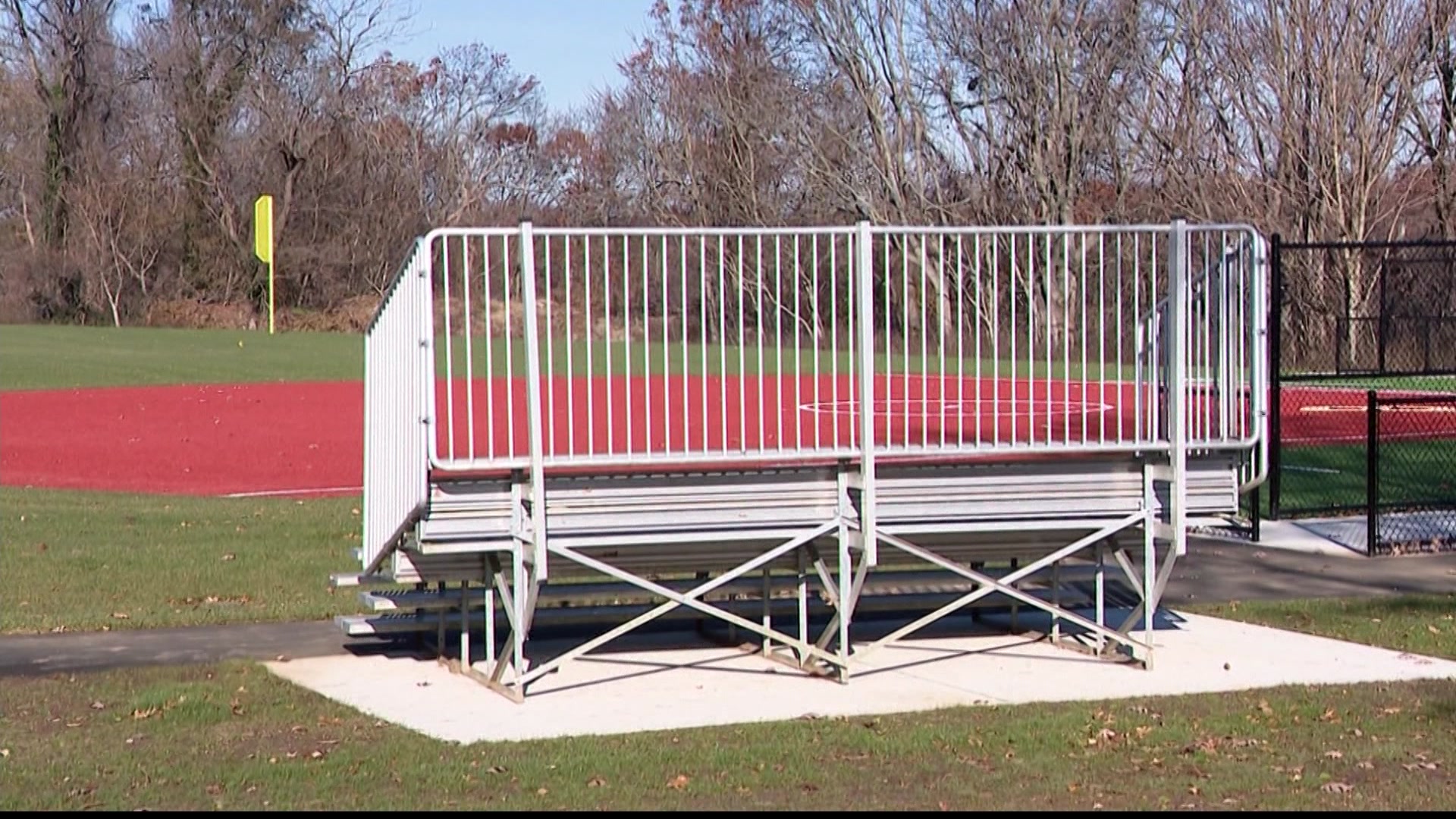 Bethpage homeowners claim athletic field construction tore down trees ...