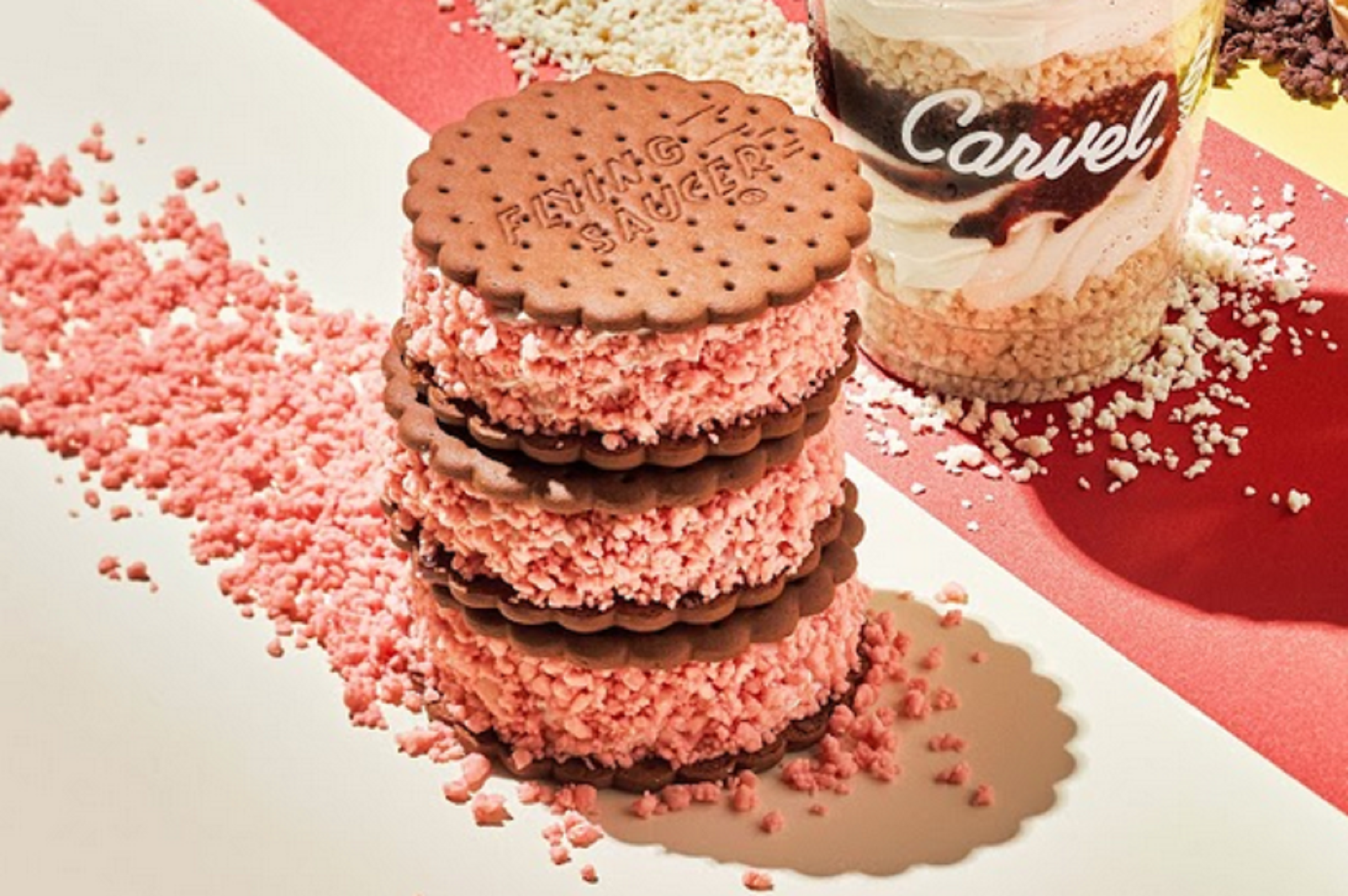 Strawberry joins the classic Carvel 'Crunchie' catalog